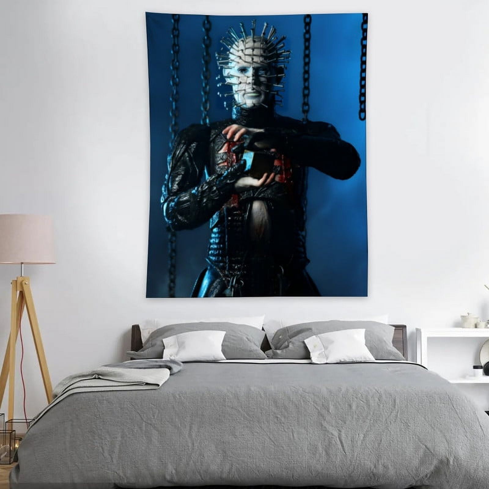 Hellraiser Pinhead Tapestry Gift Wall Hanging Backdrop for Room Bedroom ...