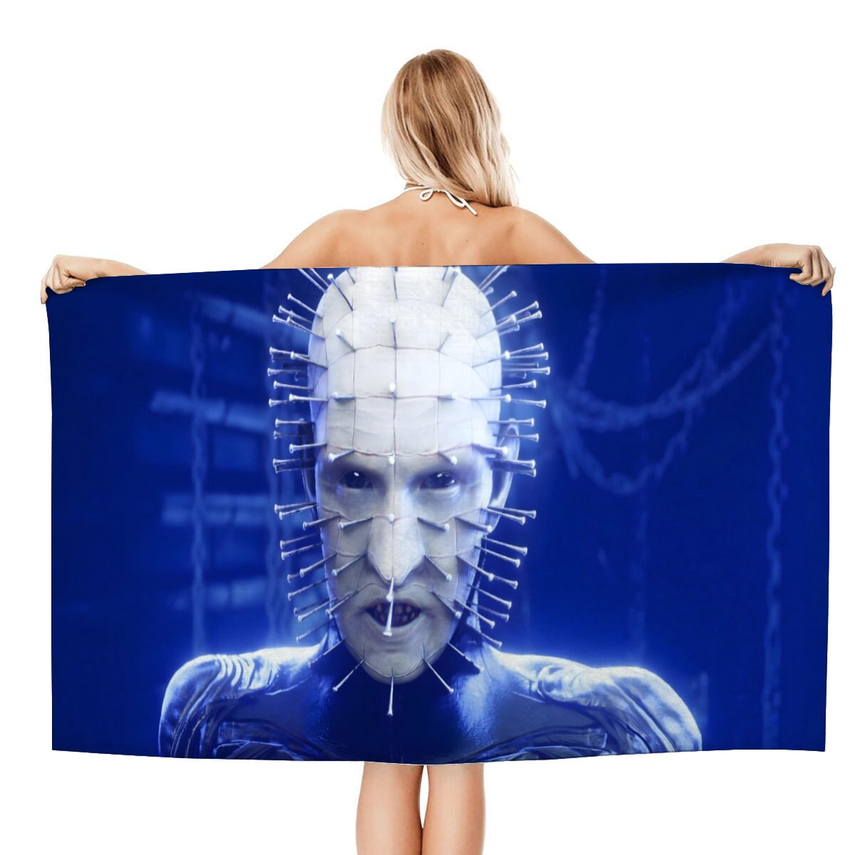 Hellraiser Pinhead-theme Gifts Quick-dry Beach Towel for Women Girl ...