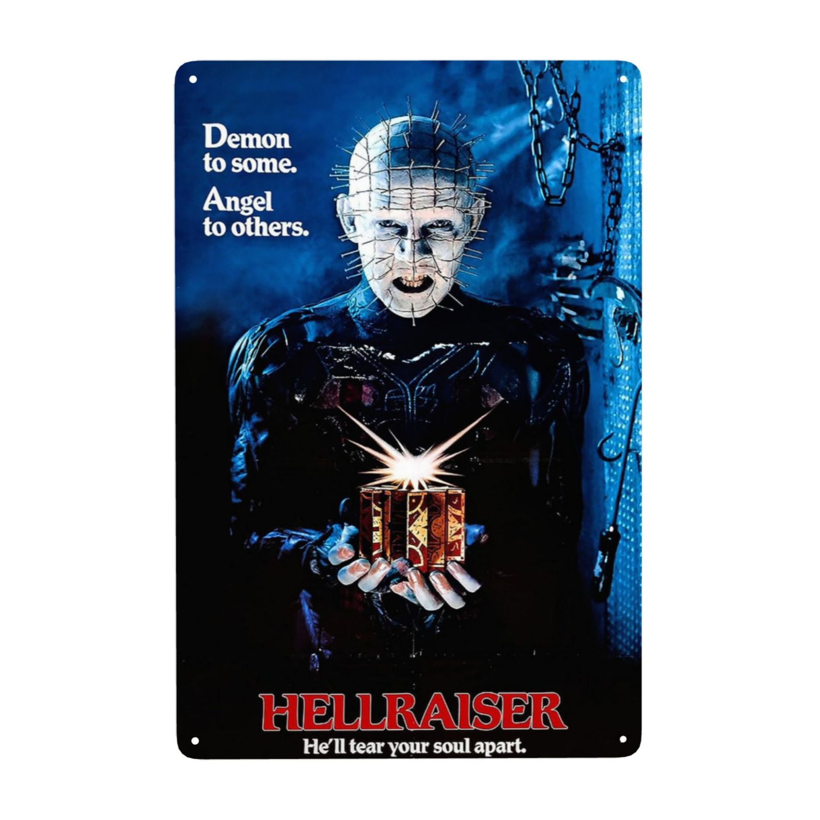 Hellraiser Poster Vintage Tin Sign for Bar Office Home Iron Painting ...