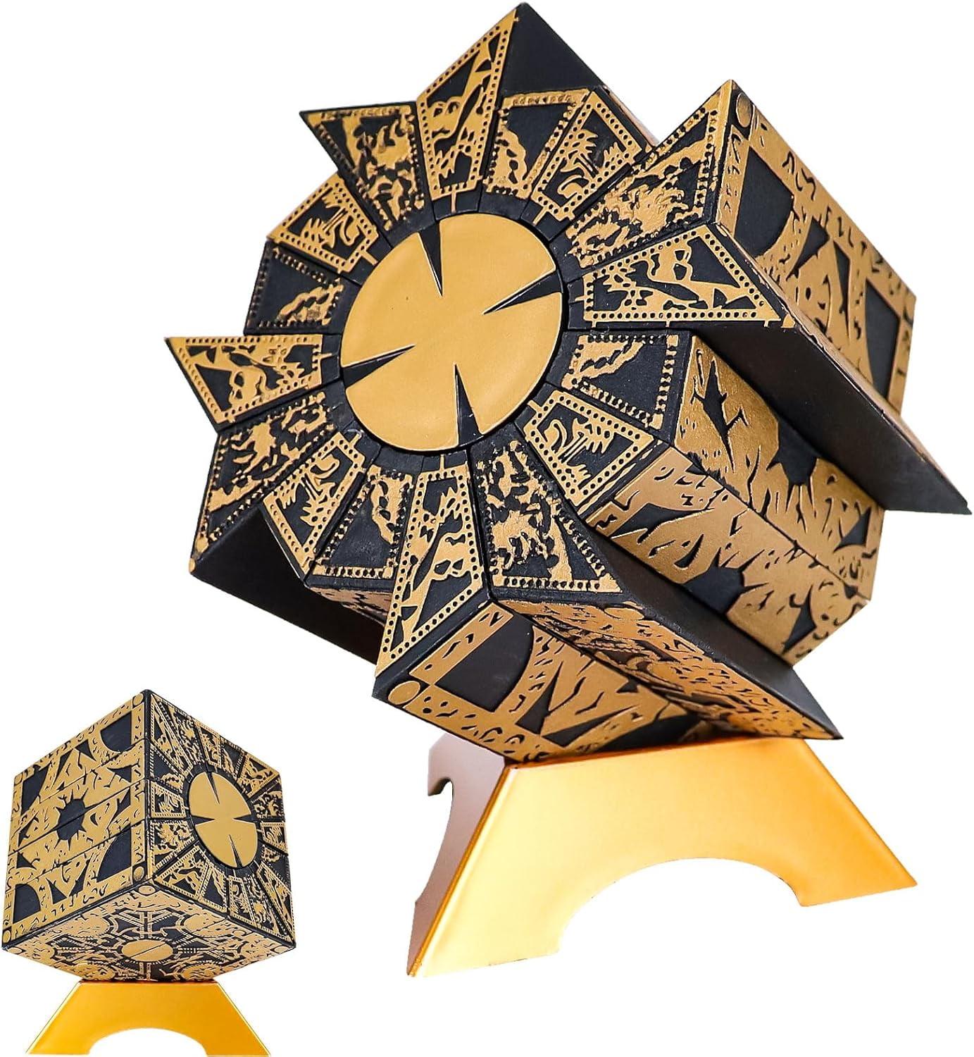 Hellraiser Puzzle Box Functional, Lament Configuration with Base, Puzzle Cube Detachable ...