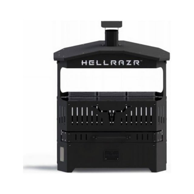 Hellrazr 114453 Tomb BBQ Charcoal Grill, Smoker & Fire Pit - Walmart.com