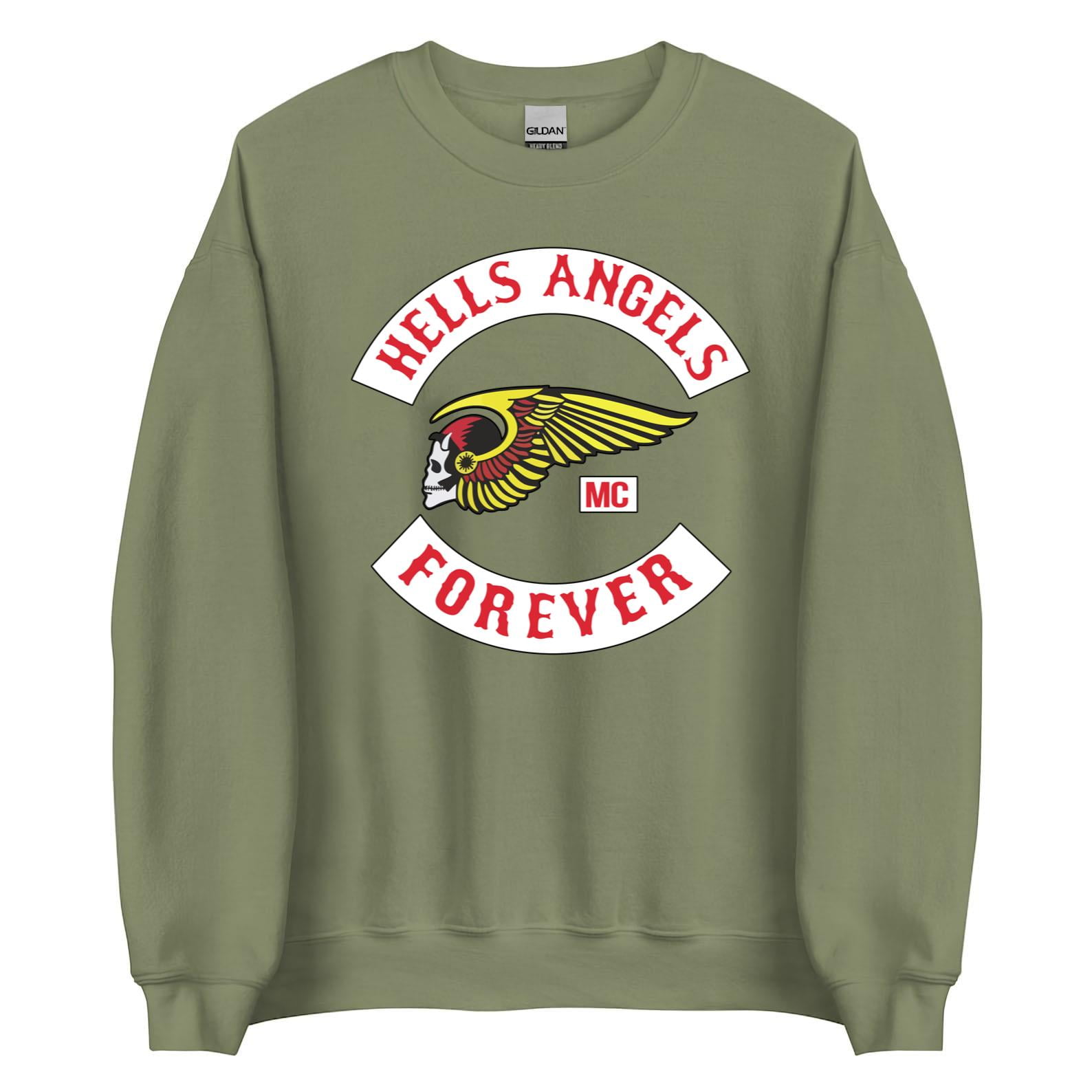 Hells Angels MC Forever Hoodie T-Shirt_371_7Sweatshirt_Black-TH30789 - Walmart.com