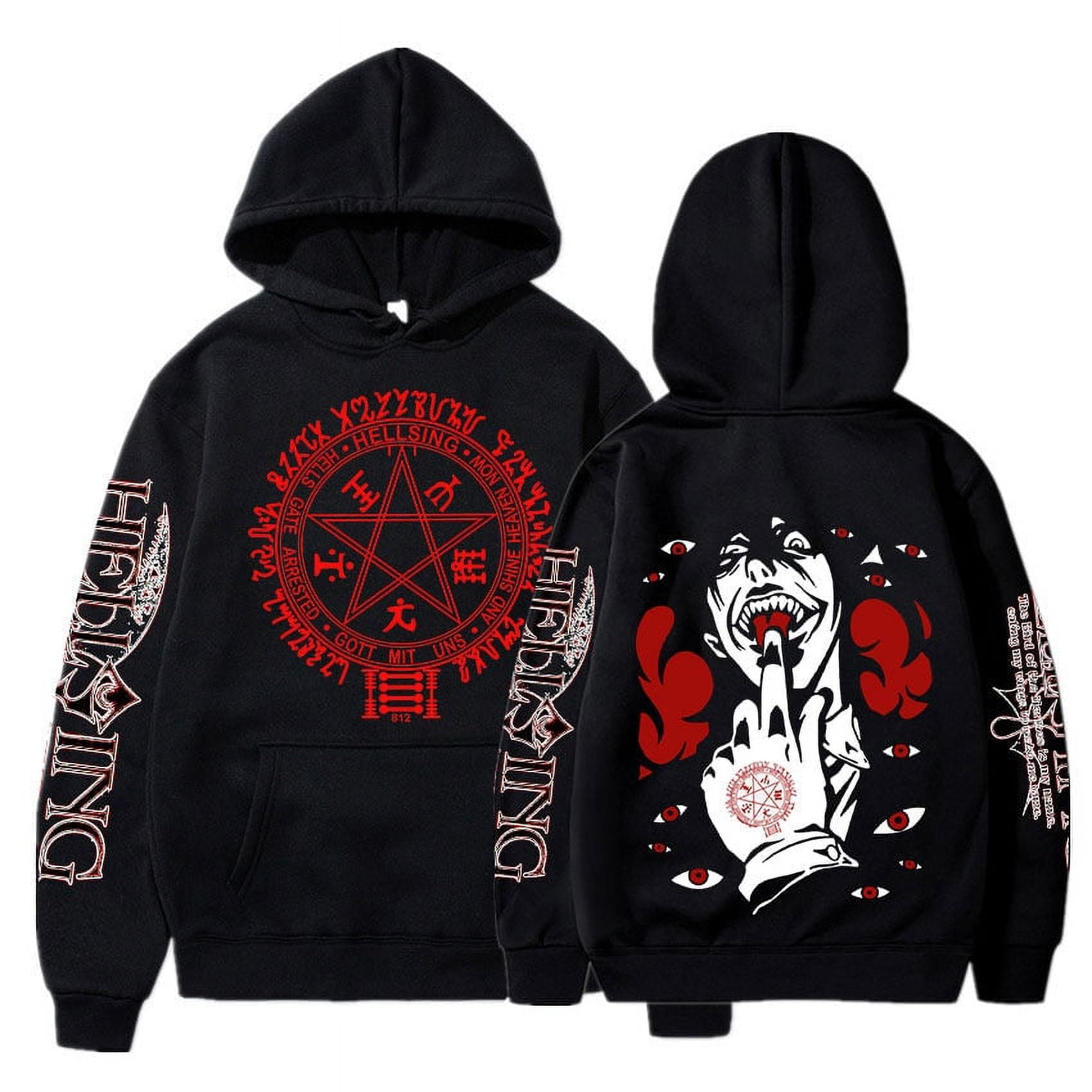 Hellsing Ultimate Alucard Hoodie Sweatshirt Printed Logo Women/Men ...