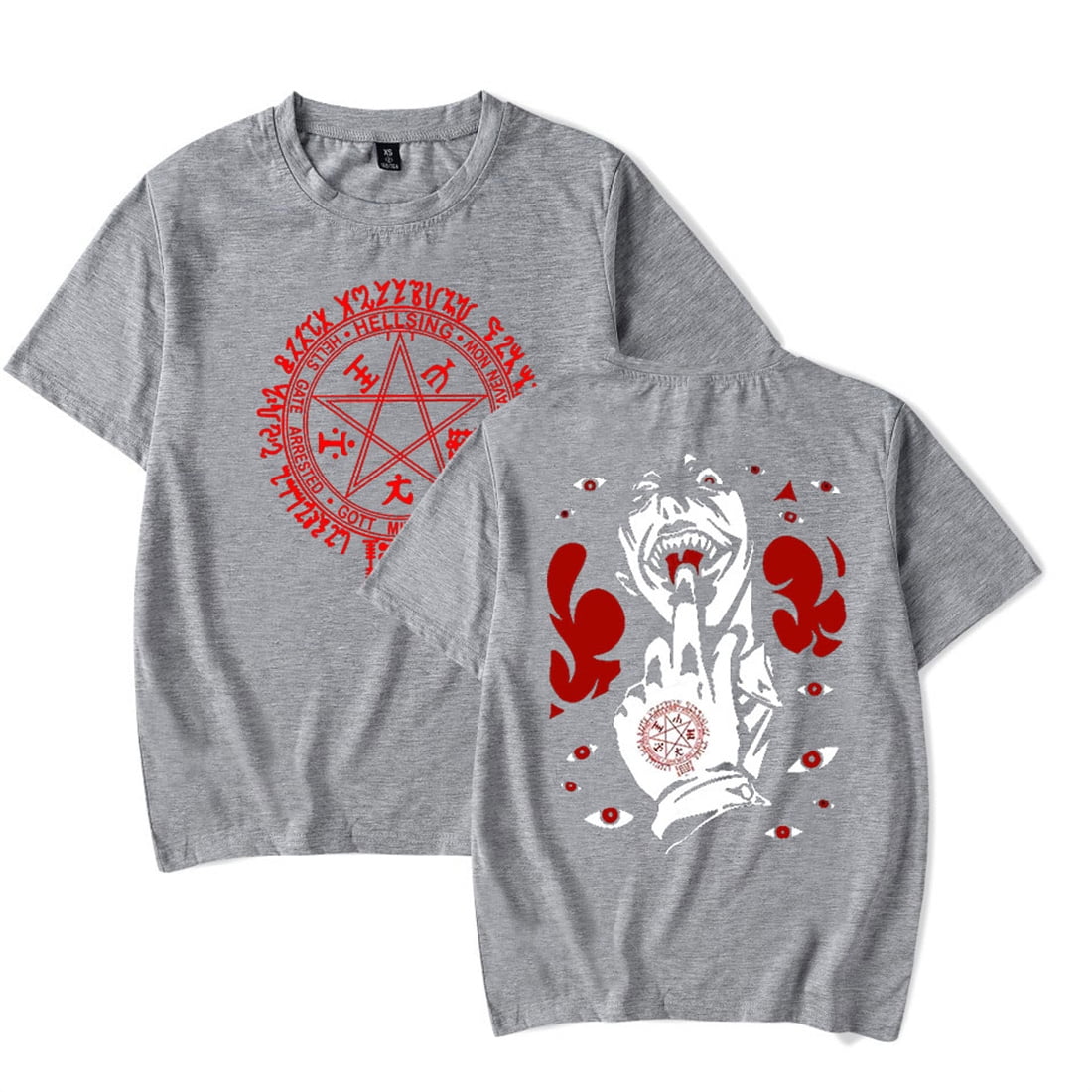 Hellsing Ultimate Alucard Tshirt Hip Hop Crewneck Unique Short Sleeve ...