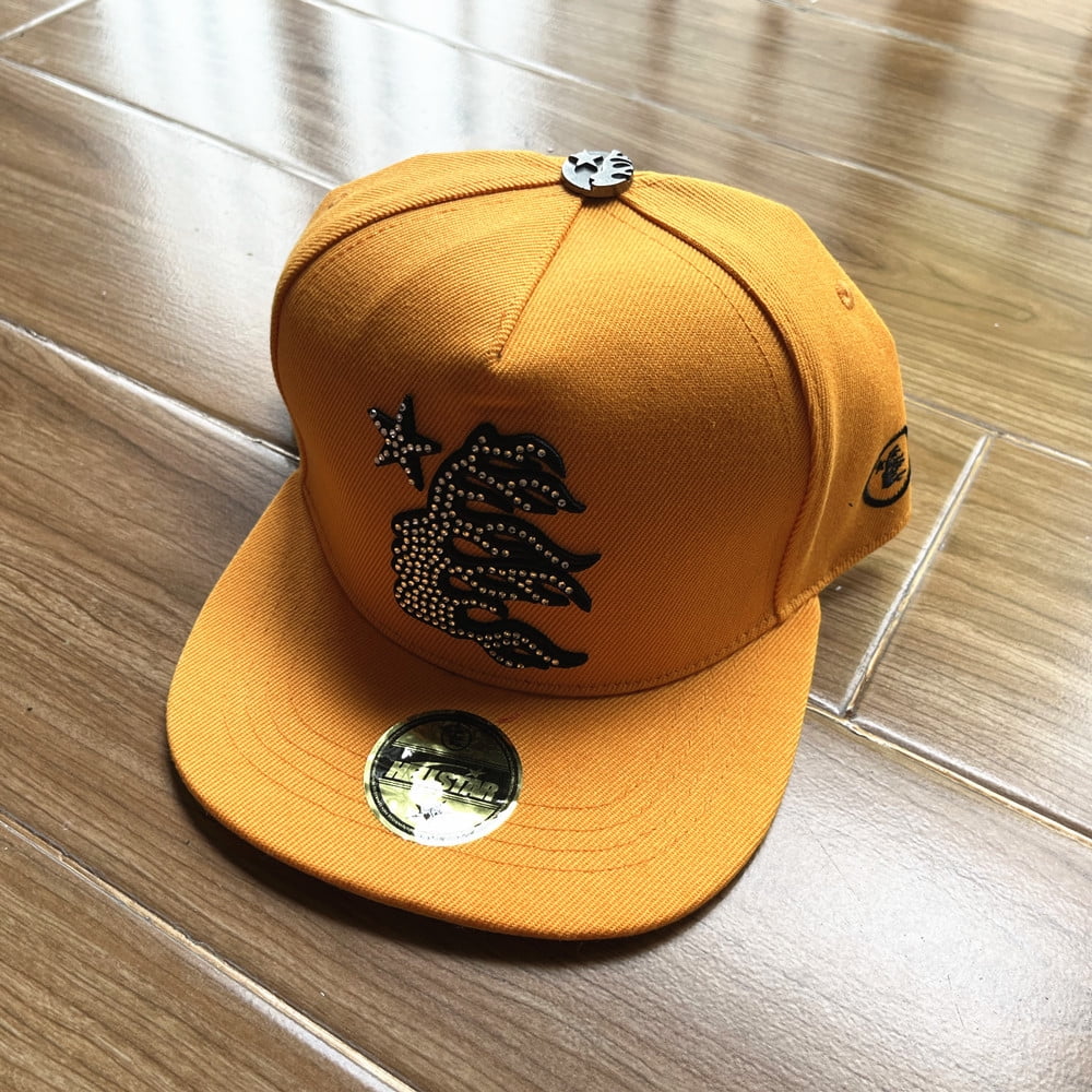 Hellstar Flat brim Hat Hot Diamond Embroidery Baseball Cap Outdoor Sun ...