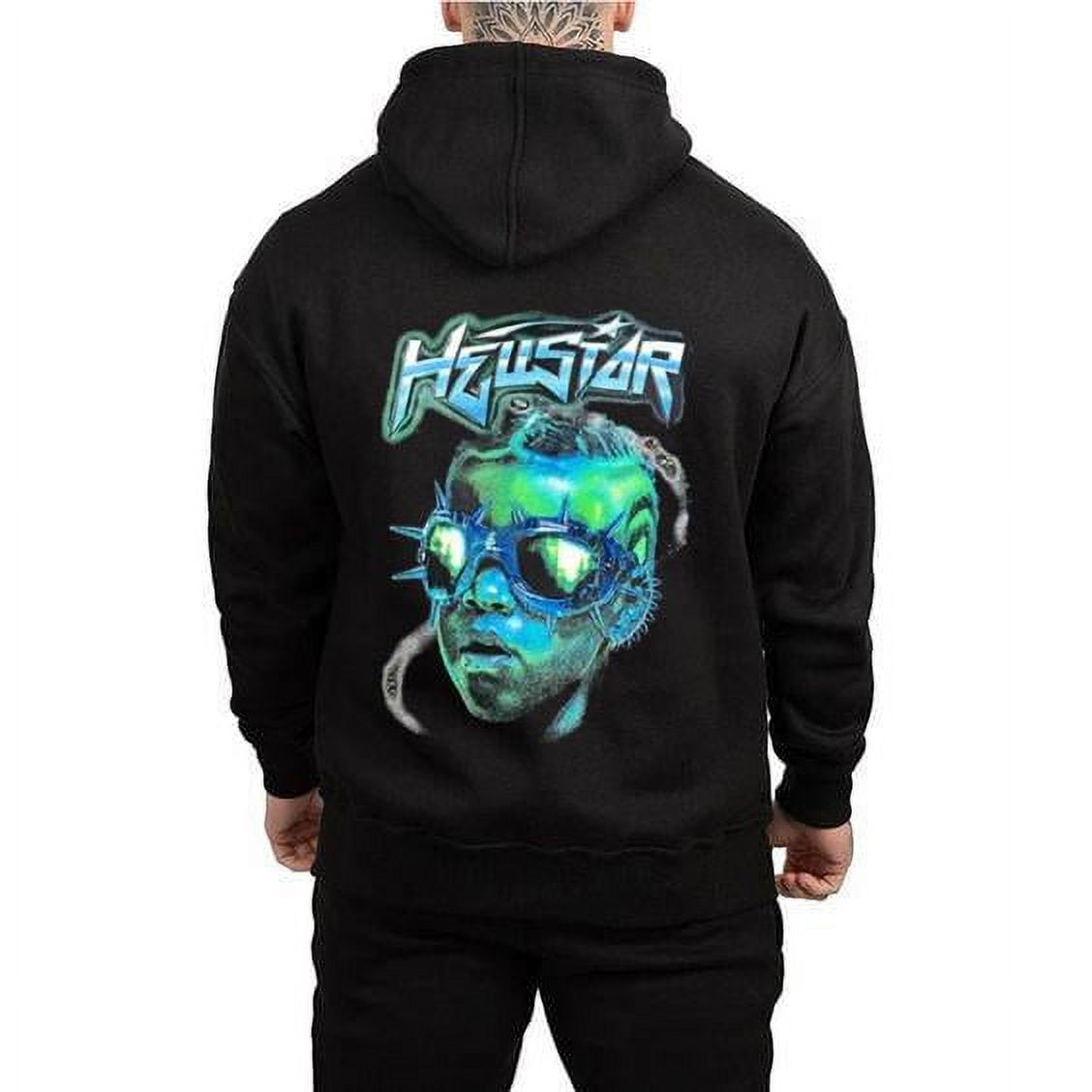 Hellstar Studios The Future Short Sleeve Hoodie Shirt Washed Black - Walmart.com