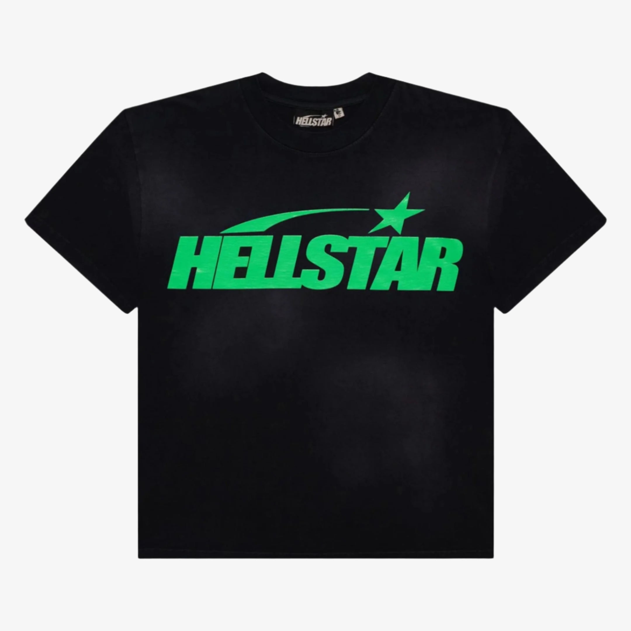 Hellstar T-Shirt 'Classic' Black / Green (SS24) (Gel Print ...