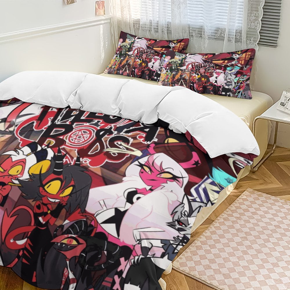 Helluva Boss 3-Piece Bedding Set Soft Warm And Comfortable Soft Bed Set ...