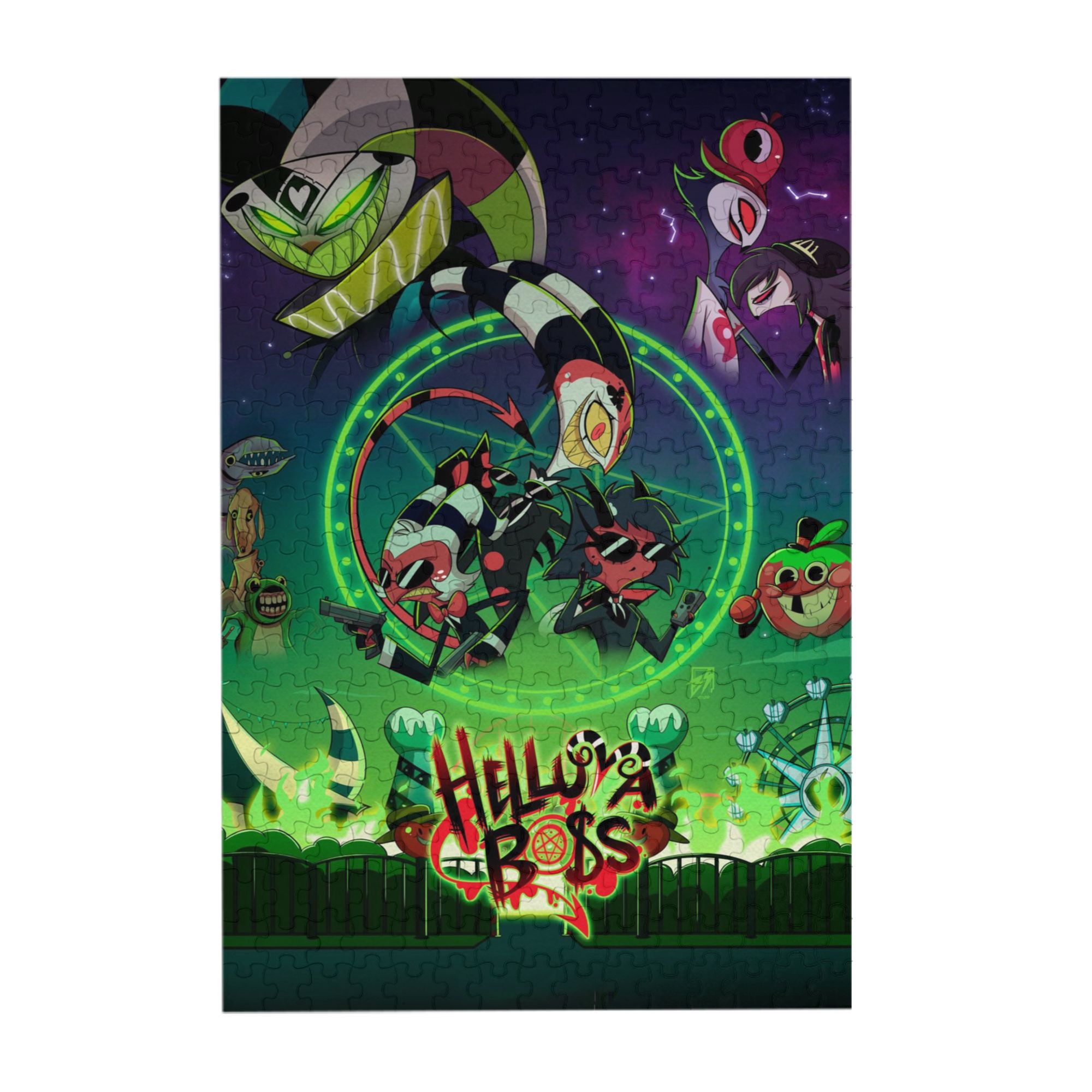 Helluva Boss 300 Piece Puzzles For Adults And Kids, Wooden Jigsaw ...