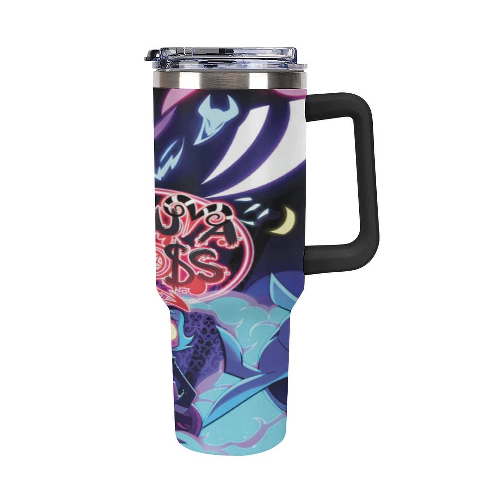 Helluva Boss 40 Oz Tumbler with Handle And Straw, Stainless Steel ...