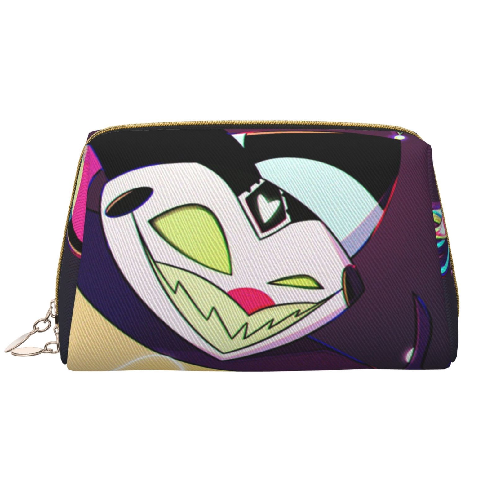 Helluva Boss Animated Cosmetic Bag Makeup Organizer Leather Portable ...