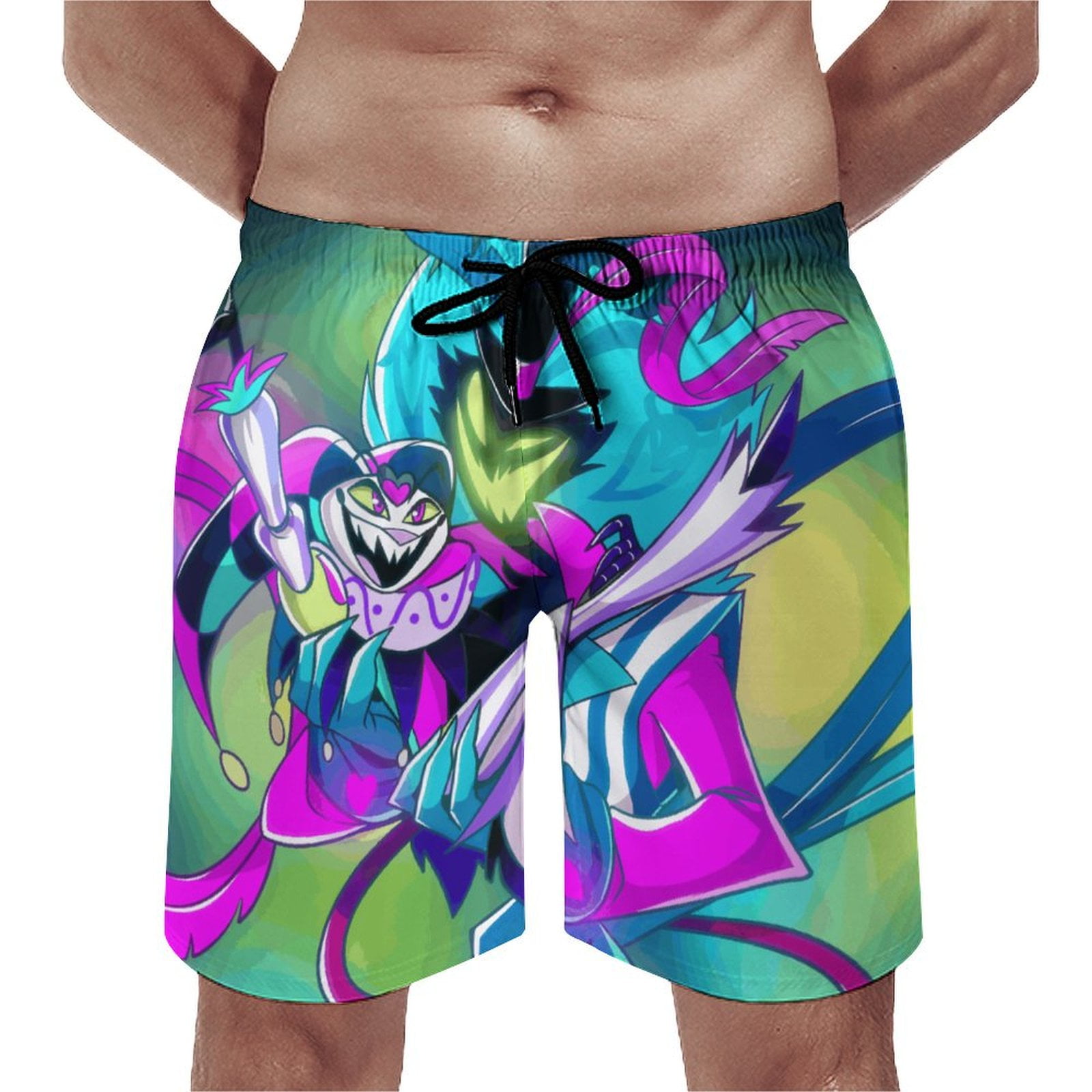 Helluva Boss Animation Men's Swim Trunks Quick Dry Beach Board Shorts ...