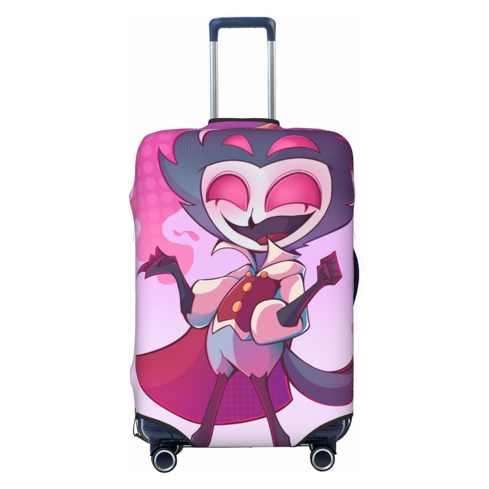 Helluva Boss Animation Protective Suitcase Cover Elastic Travel Luggage Cover Organizers Fits ...