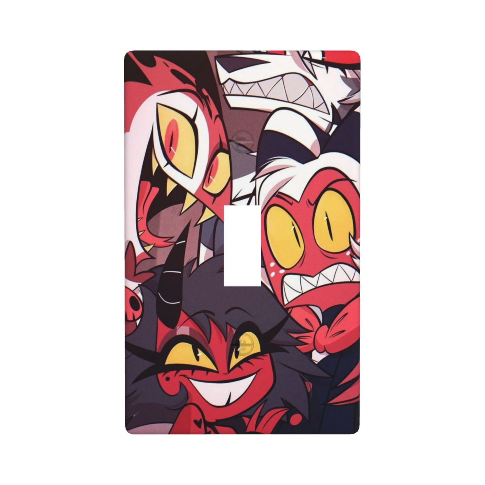Helluva Boss Anime Light Switch Cover Plates, Single Lever Wall Plate ...