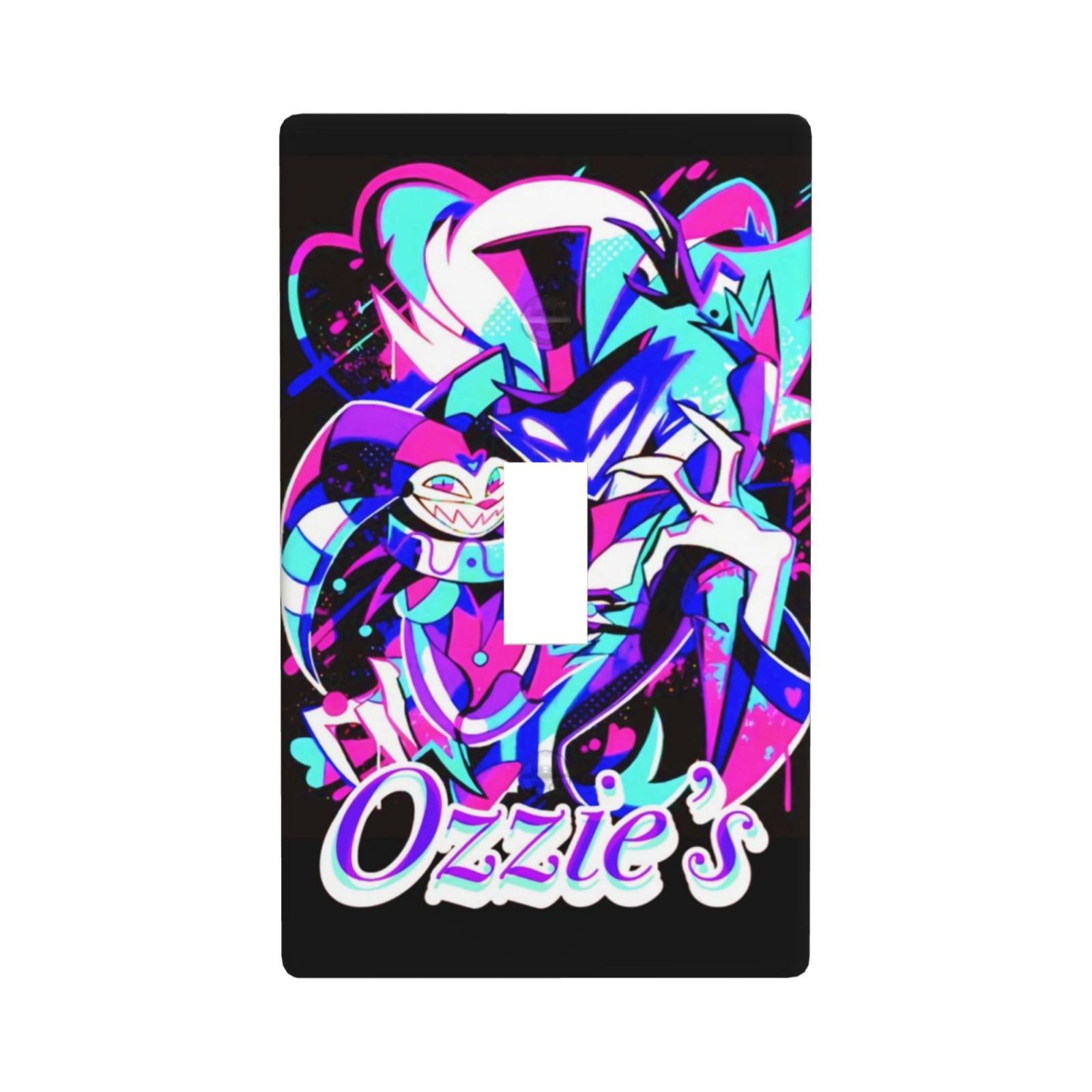 Helluva Boss Anime Light Switch Cover Plates, Single Lever Wall Plate ...