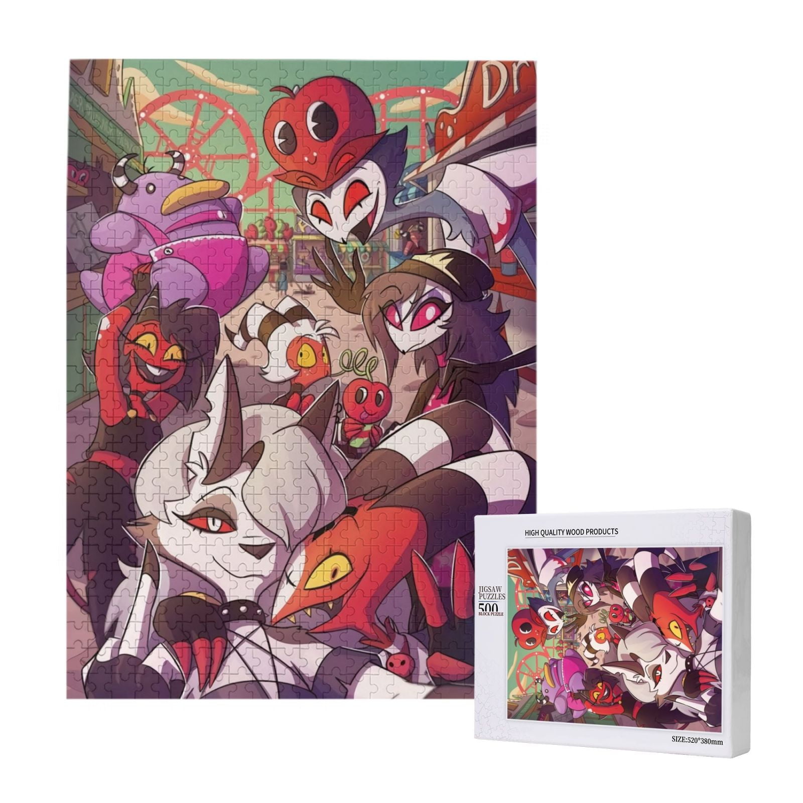 Helluva Boss Anime Puzzles Boys Girls Teens 300/500/1000 Piece Wooden ...