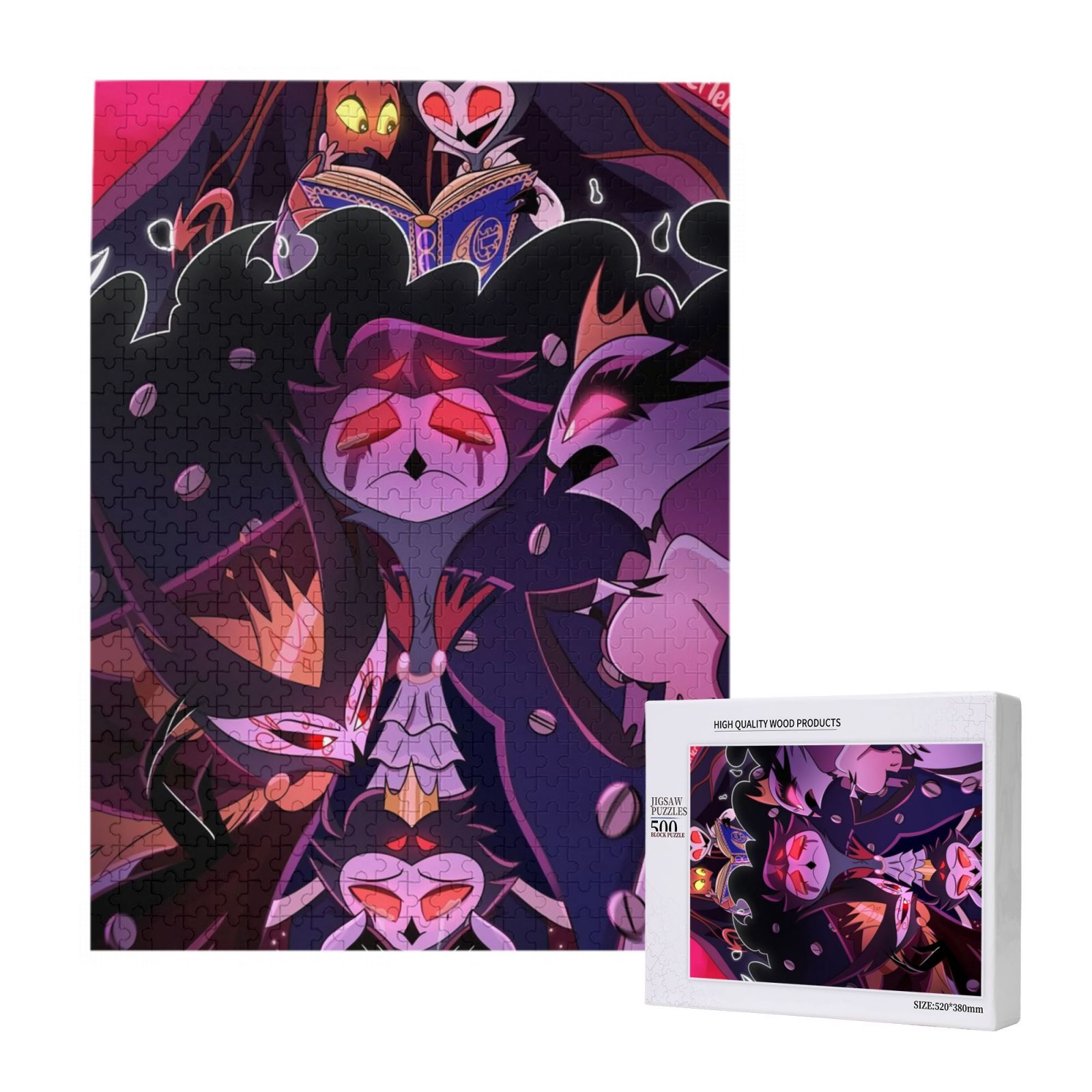 Helluva Boss Anime Puzzles Boys Girls Teens 300/500/1000 Piece Wooden ...