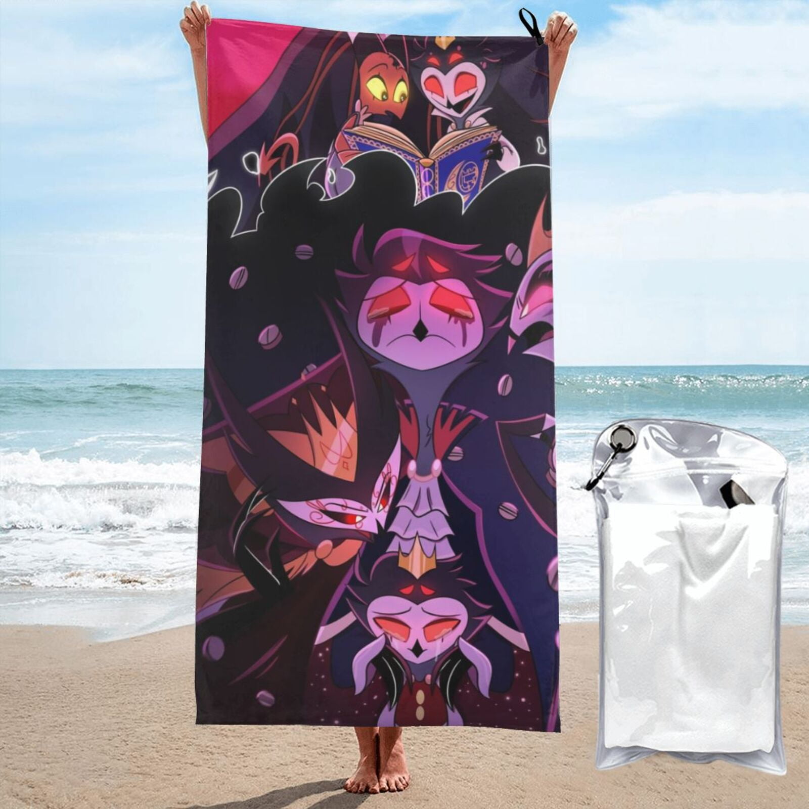 Helluva Boss Anime Towels, Absorbent Quick Drying Luxury Beach Towels ...