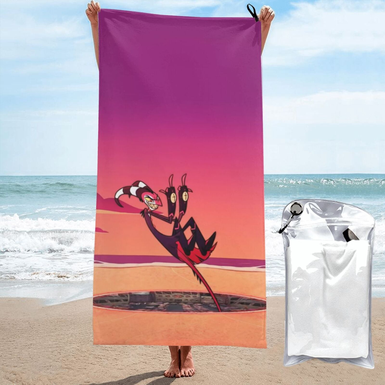 Helluva Boss Anime Towels, Absorbent Quick Drying Luxury Beach Towels ...