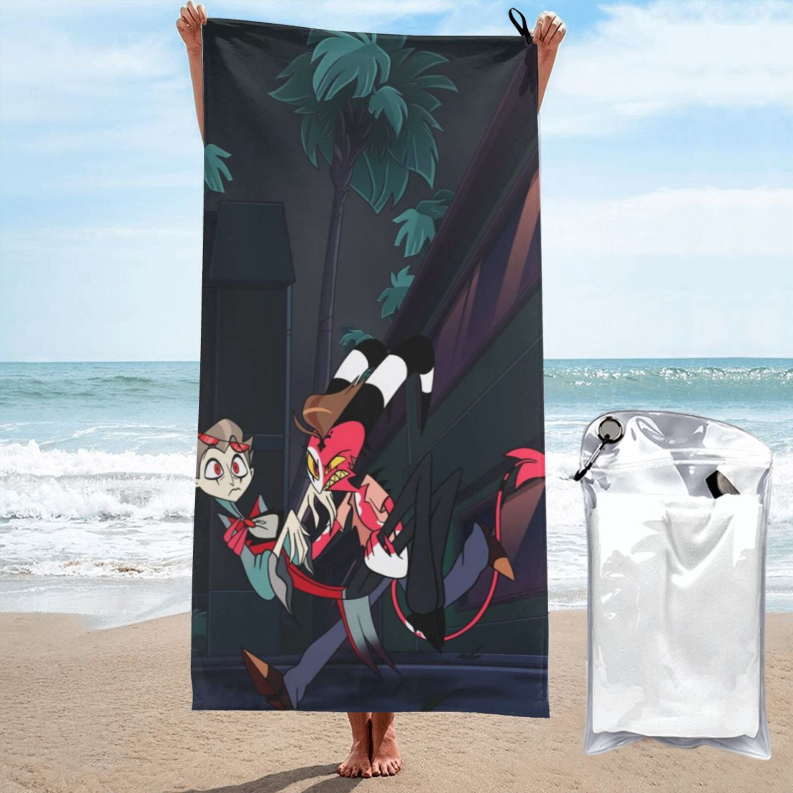 Helluva Boss Anime Towels, Absorbent Quick Drying Luxury Beach Towels ...