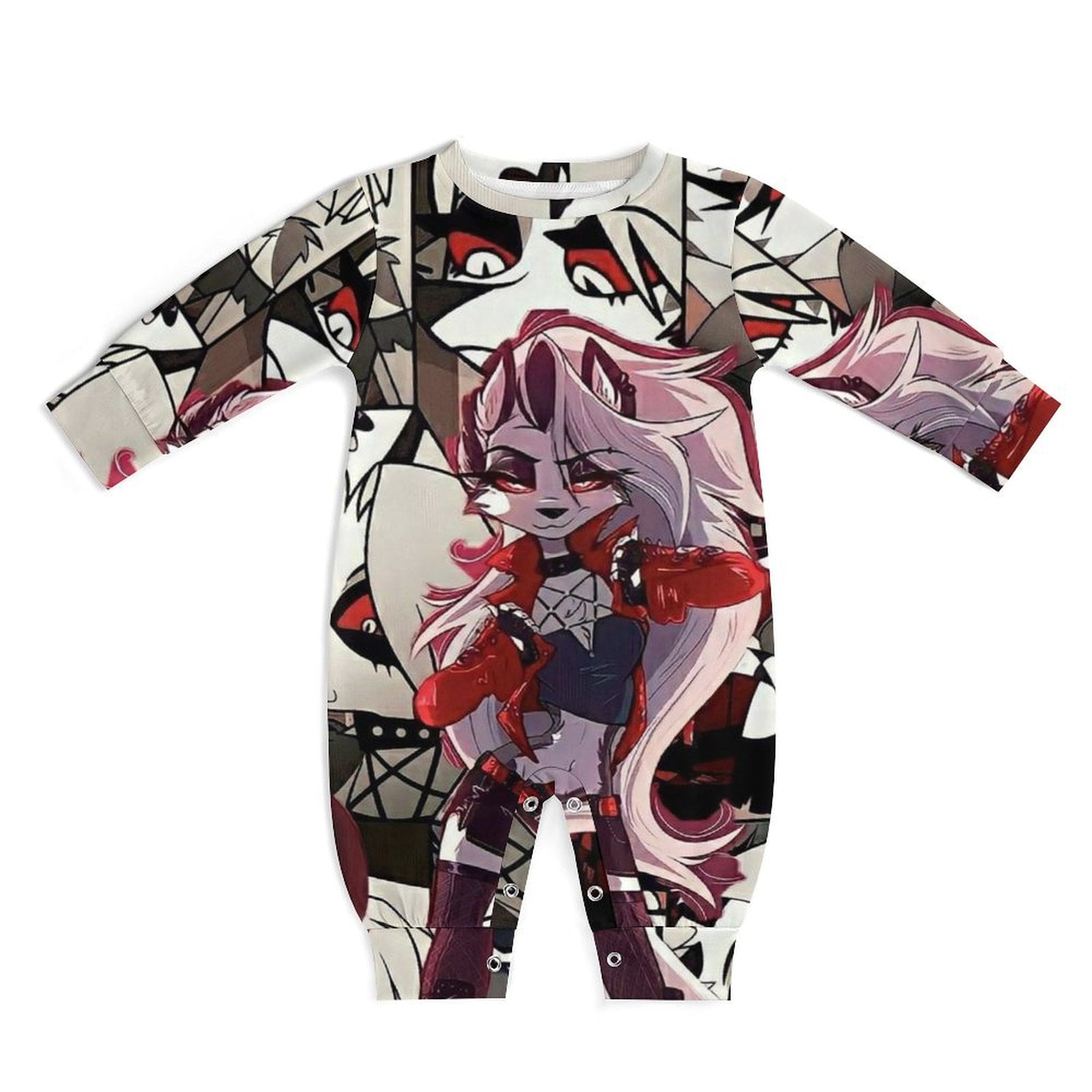 Helluva Boss Baby Romper Jumpsuit Long Sleeve One-Piece Bodysuit ...