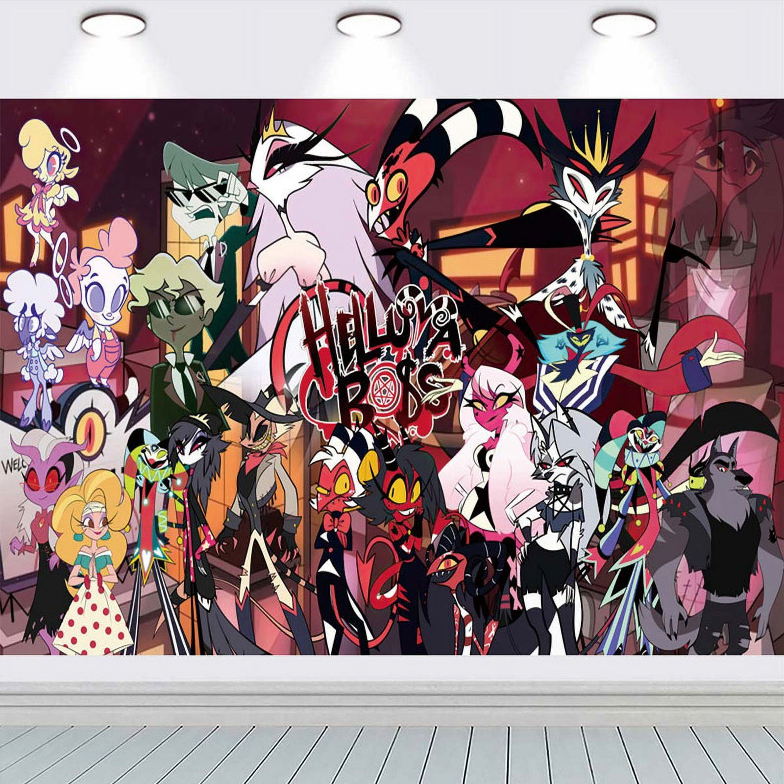 Helluva Boss Backdrop Taspestry Banner Party Supplies Background Post ...