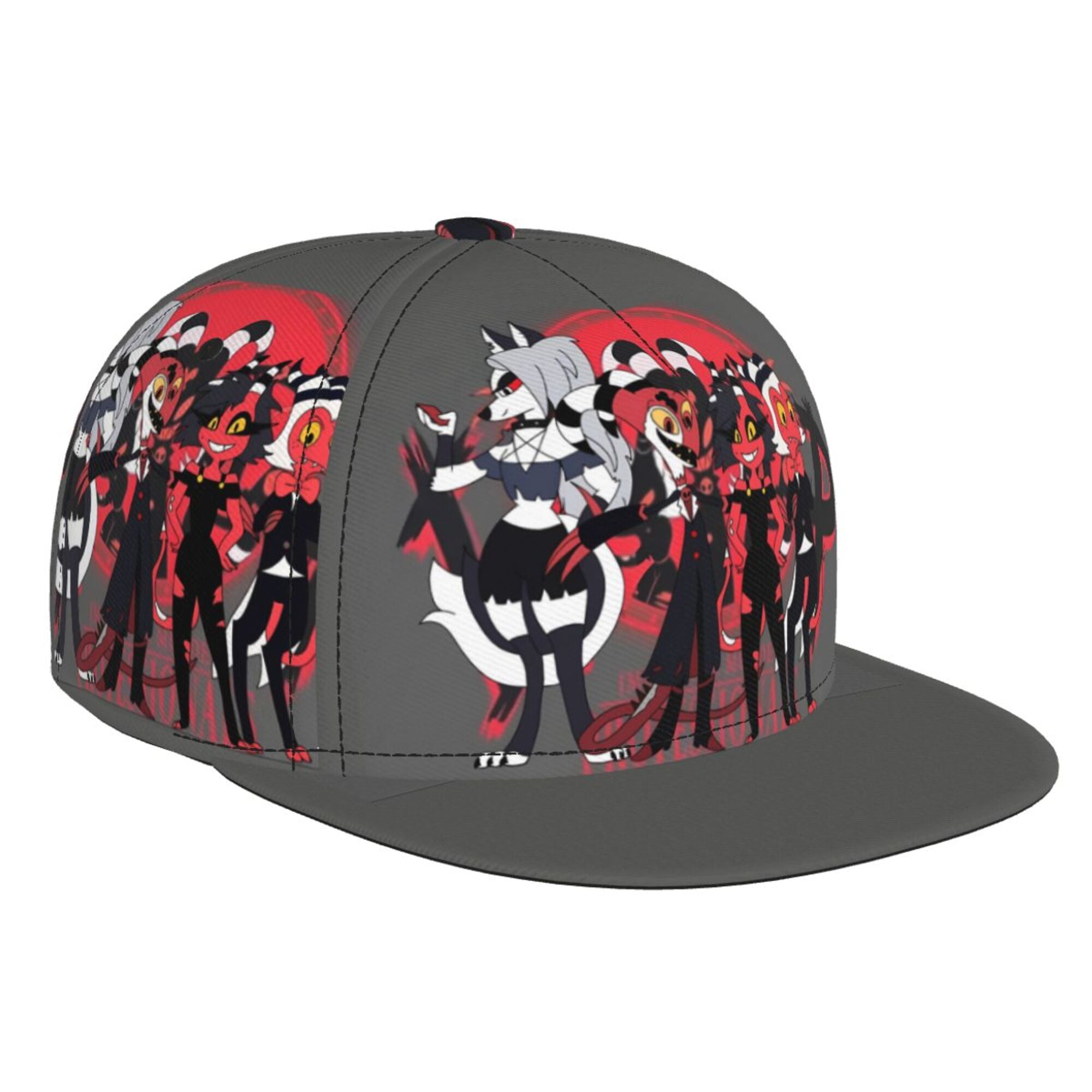 Helluva Boss Baseball Cap For Men, Women & Kids, Classic Flat Brim Hat ...