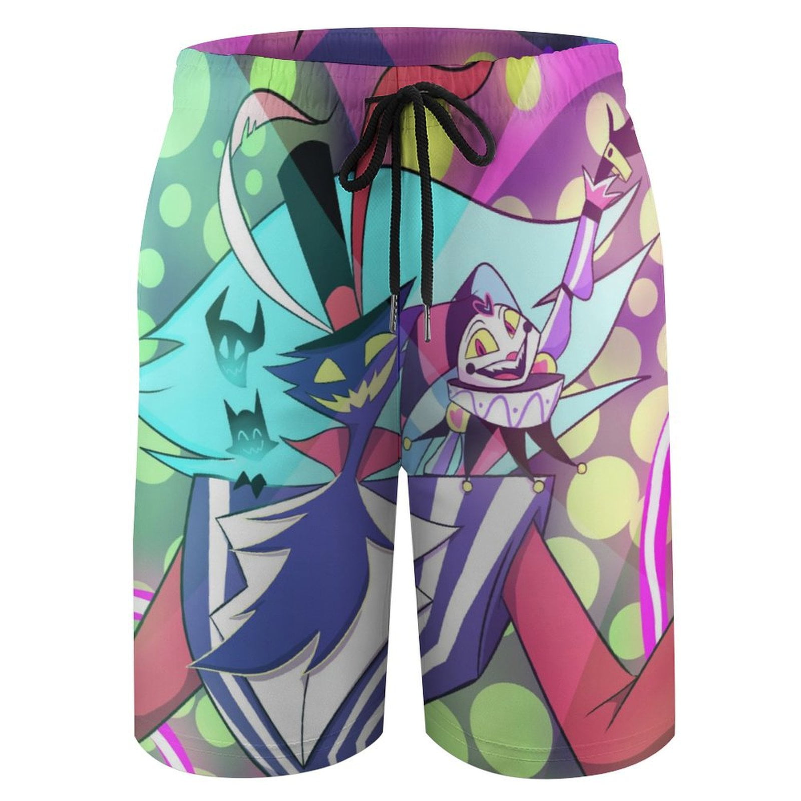 Helluva Boss Boy's Swim Trunks Summer Hawaii Board Shorts Drawstring ...