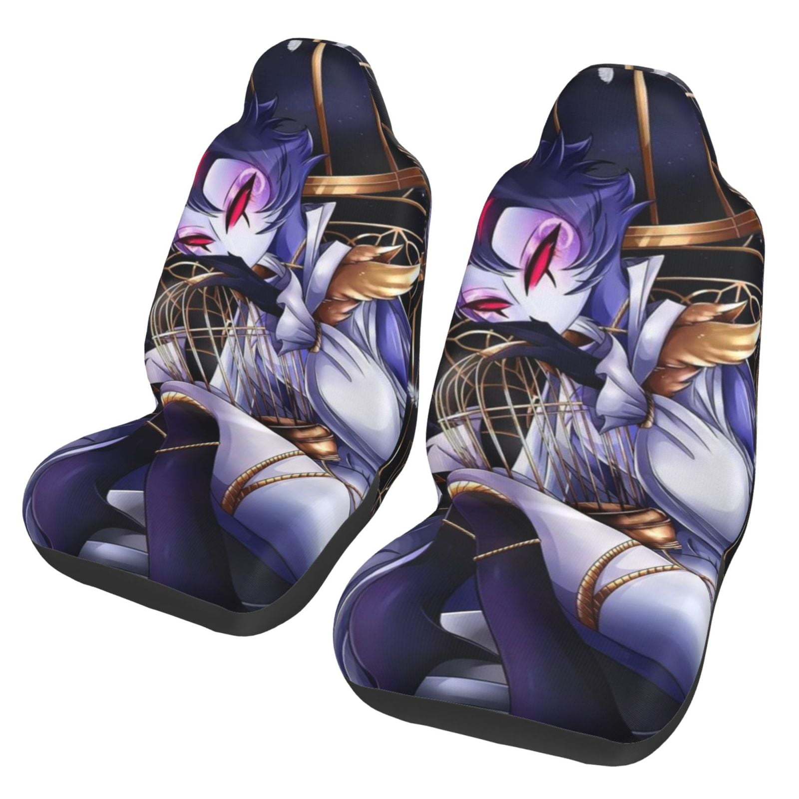 Helluva Boss Car Seat Covers 2 Pcs Seat Protector Cover Universal Front ...