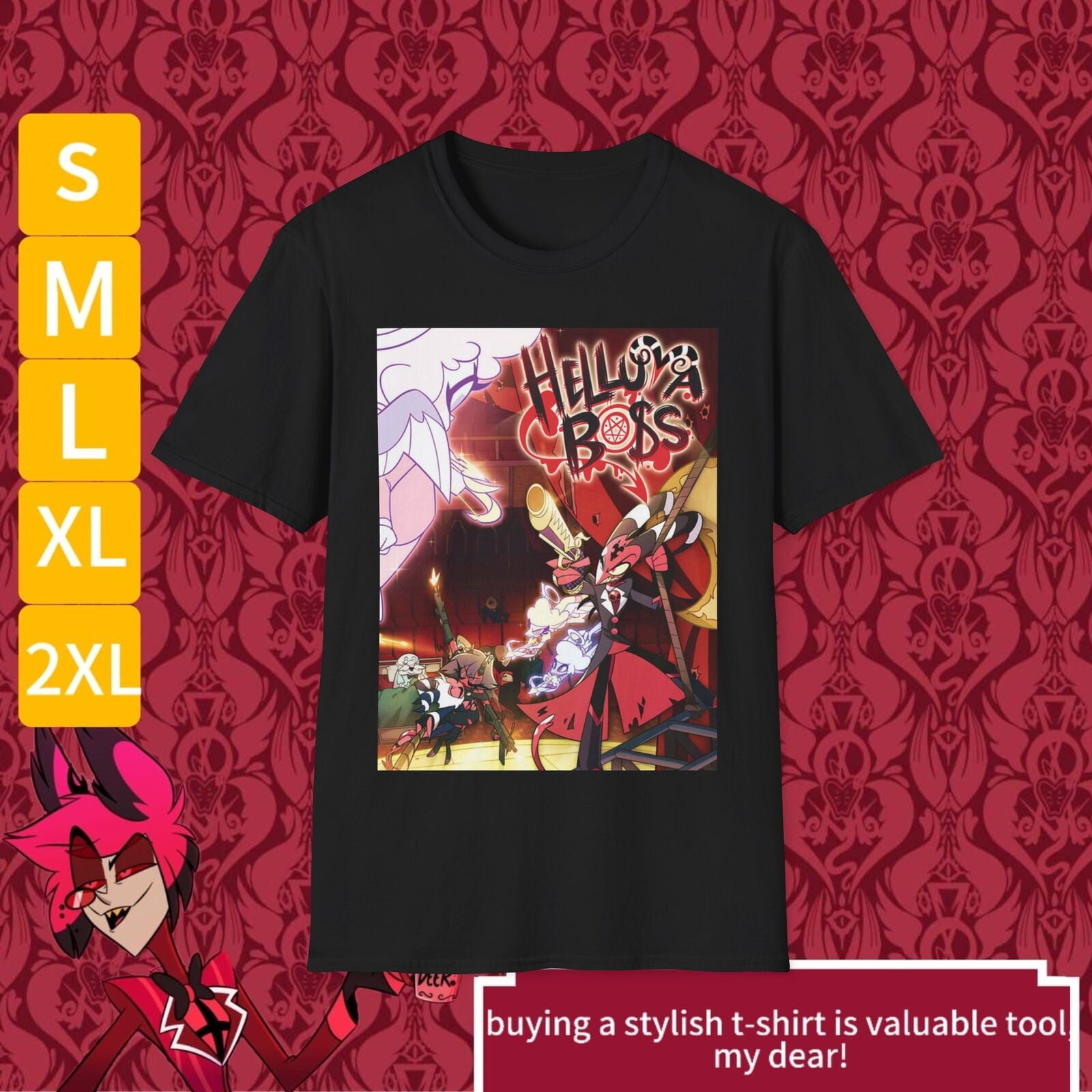 Helluva Boss Cherub Cletus Collin Keenie Blitzo Loona Unisex Softstyle ...
