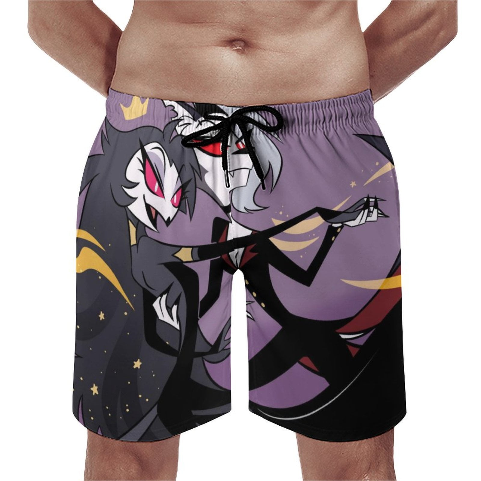 Helluva Boss Dance Men's Swim Trunks Quick Dry Beach Board Shorts ...