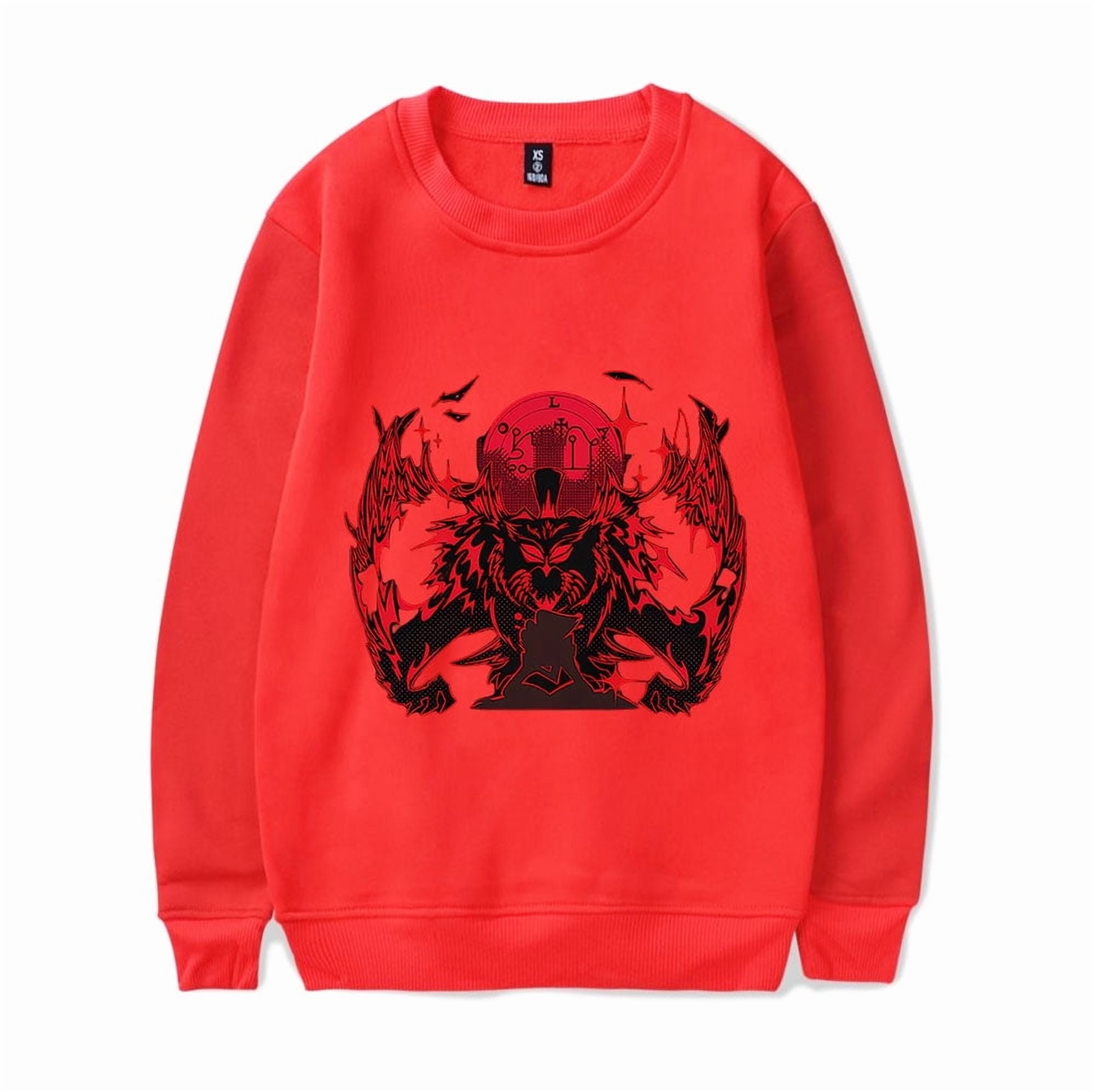 Helluva Boss Demon Form Stolas Crewneck Sweatshirt Merch Casual ...