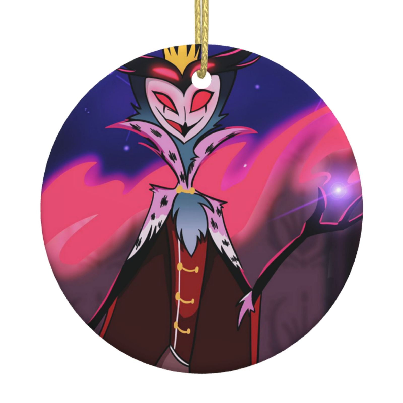 Helluva Boss Demon Stolas Christmas Tree Ceramic Hanging Xmas Ornaments ...