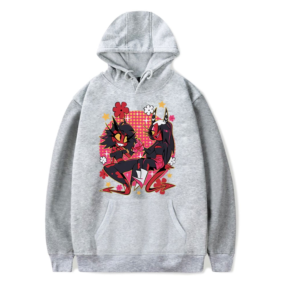 Helluva Boss Double Merch Hoodie Unisex Hooded Sweatshirt Long Sleeve ...