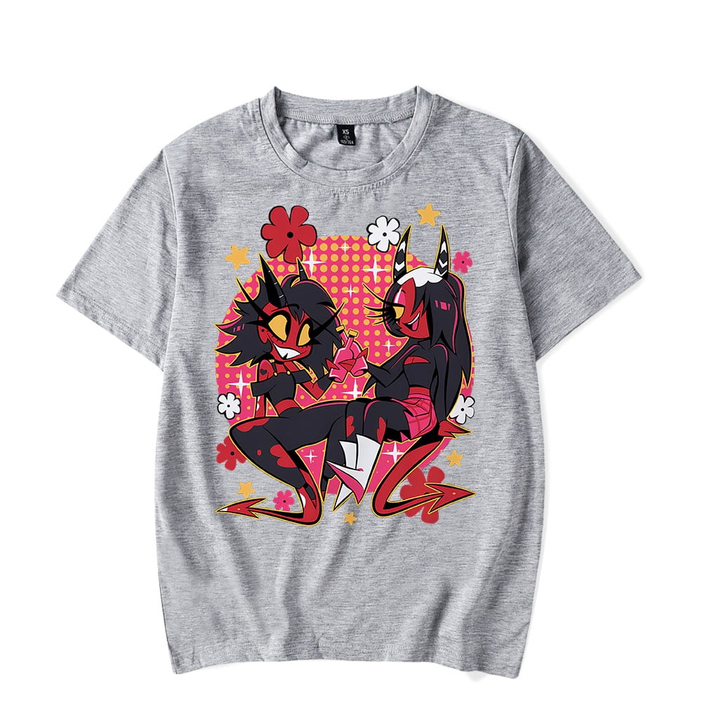 Helluva Boss Double Merch T-Shirt Men/Women Streetwear T-Shirt Shirt ...