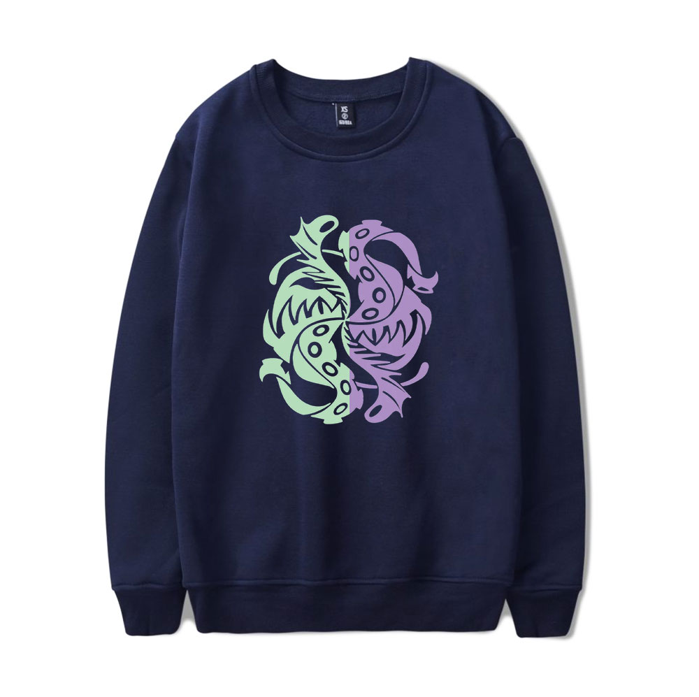 Helluva Boss Envy Sigil Crewncek Sweatshirt Merch Casual Sweatshirt ...