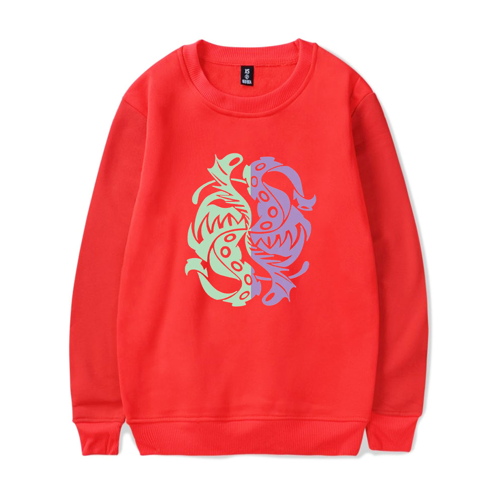 Helluva Boss Envy Sigil Crewncek Sweatshirt Merch Casual Sweatshirt ...