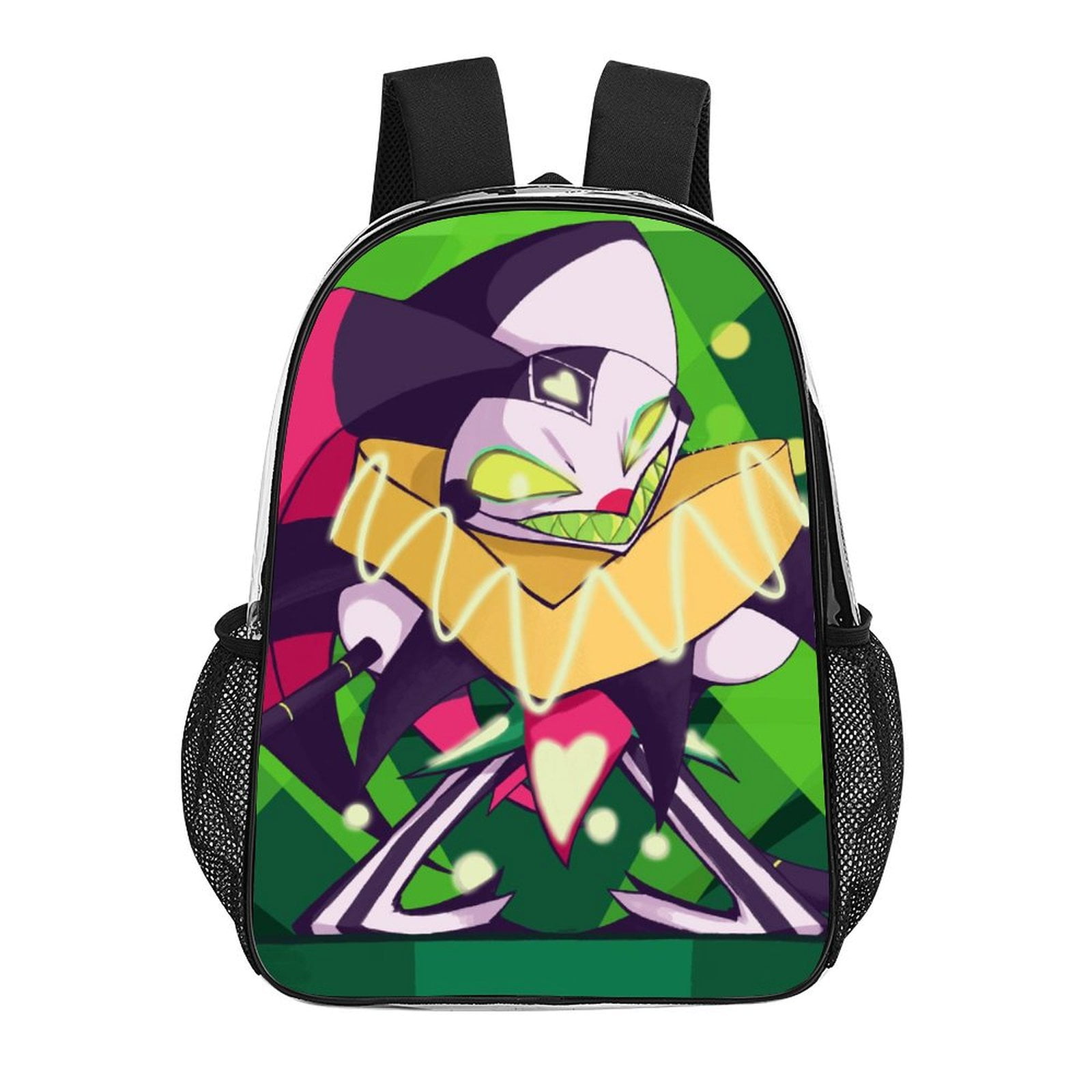 Helluva Boss Fizzarolli Clear Backpack Large Capacity Laptop Daypack ...