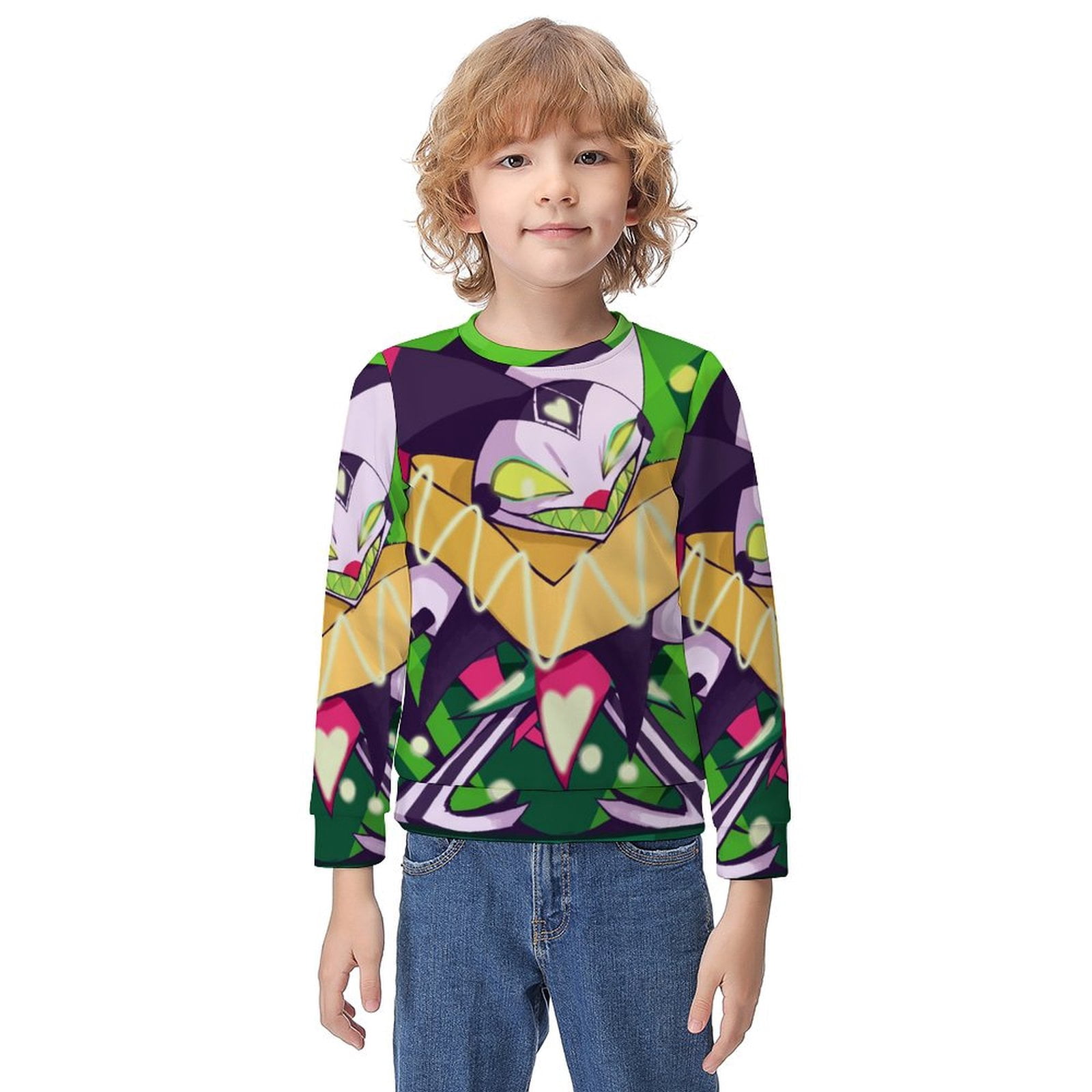 Helluva Boss Fizzarolli Kids Pullover Sweatshirts Sweater Fashion 3D ...