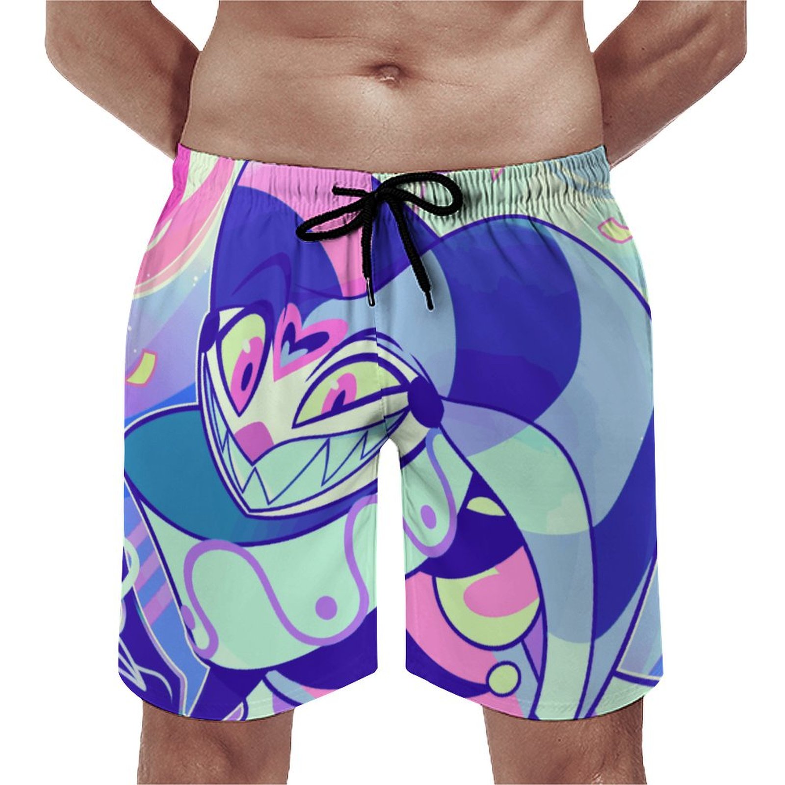 Helluva Boss Fizzarolli Men's Swim Trunks Quick Dry Beach Board Shorts ...