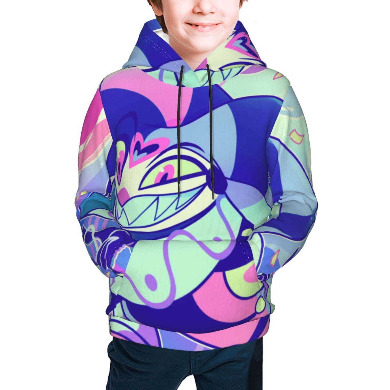 Helluva Boss Fizzarolli Youth Sweatshirt Novelty Hoodies Pullover Teen ...