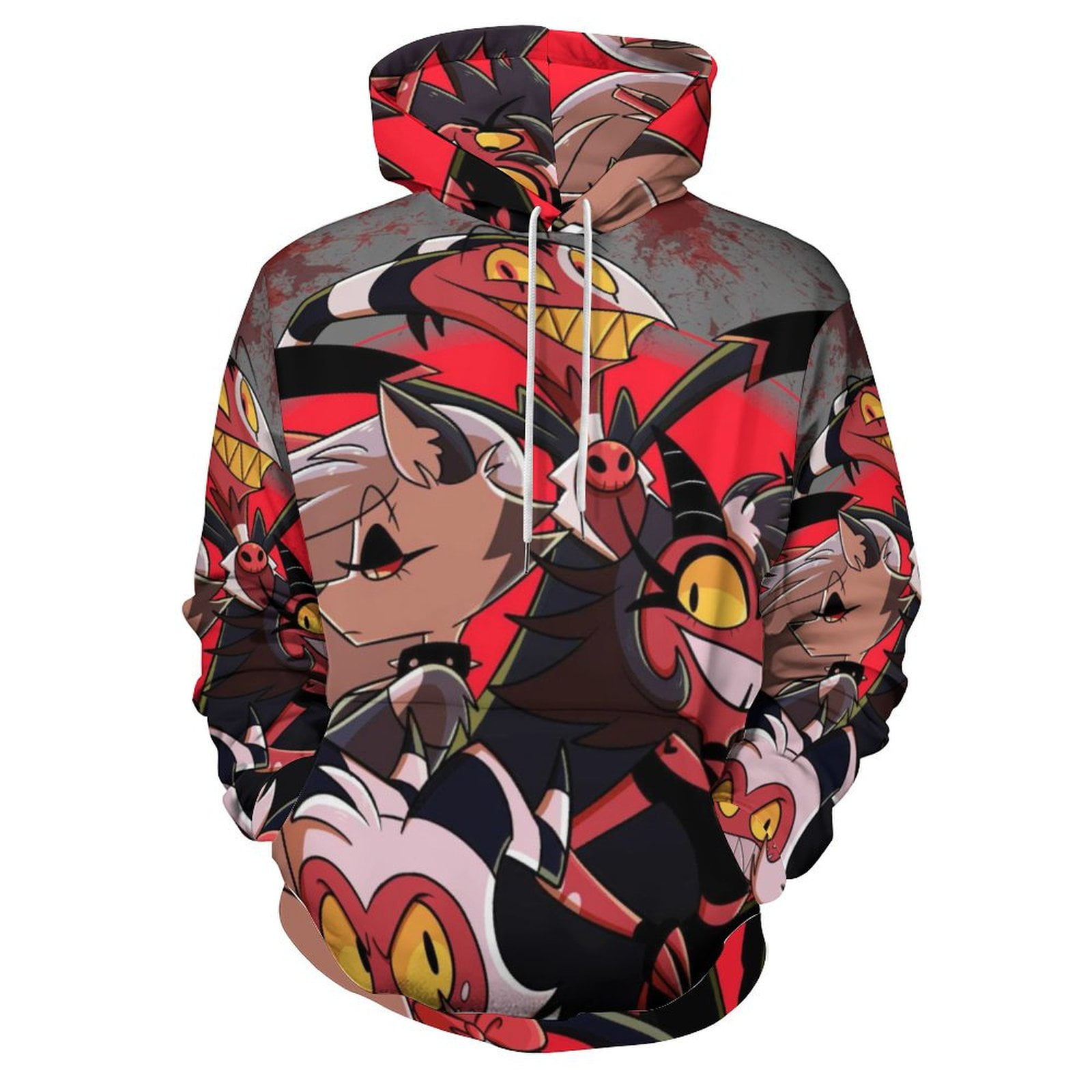 Helluva Boss Hoodie 3D Print Pullover Hooded Long Sleeve Sweatshirts ...