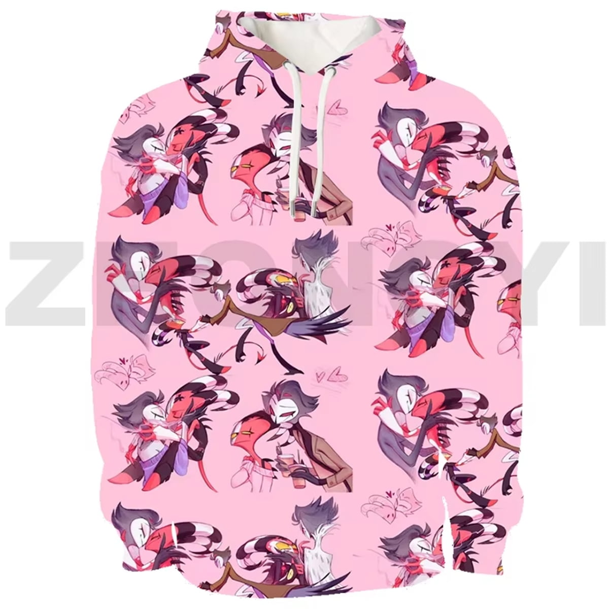 Helluva Boss Hoodies Women Men Long Sleeve Casual Sweatshirt Clothes ...