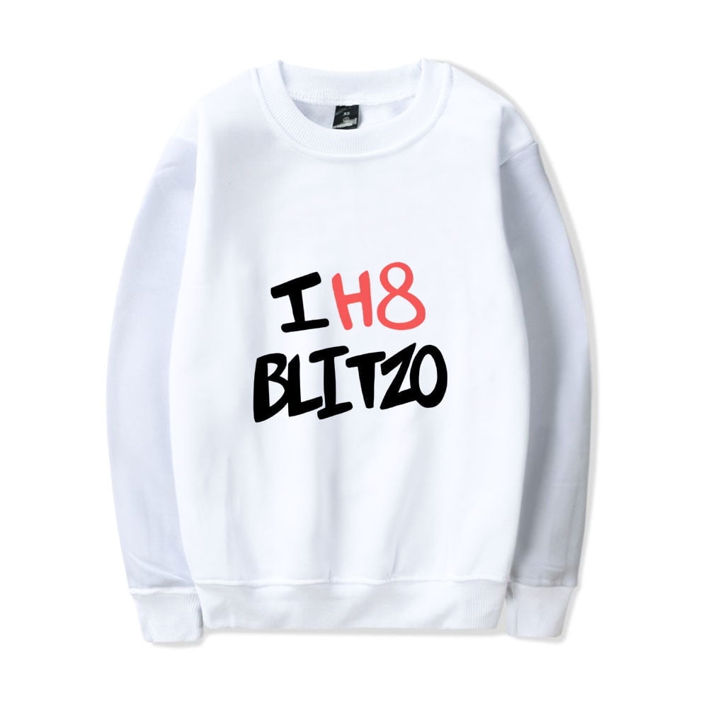 Helluva Boss I H8 Blitzo Crewncek Sweatshirt Merch Casual Sweatshirt Unisex Clothing - Walmart.com