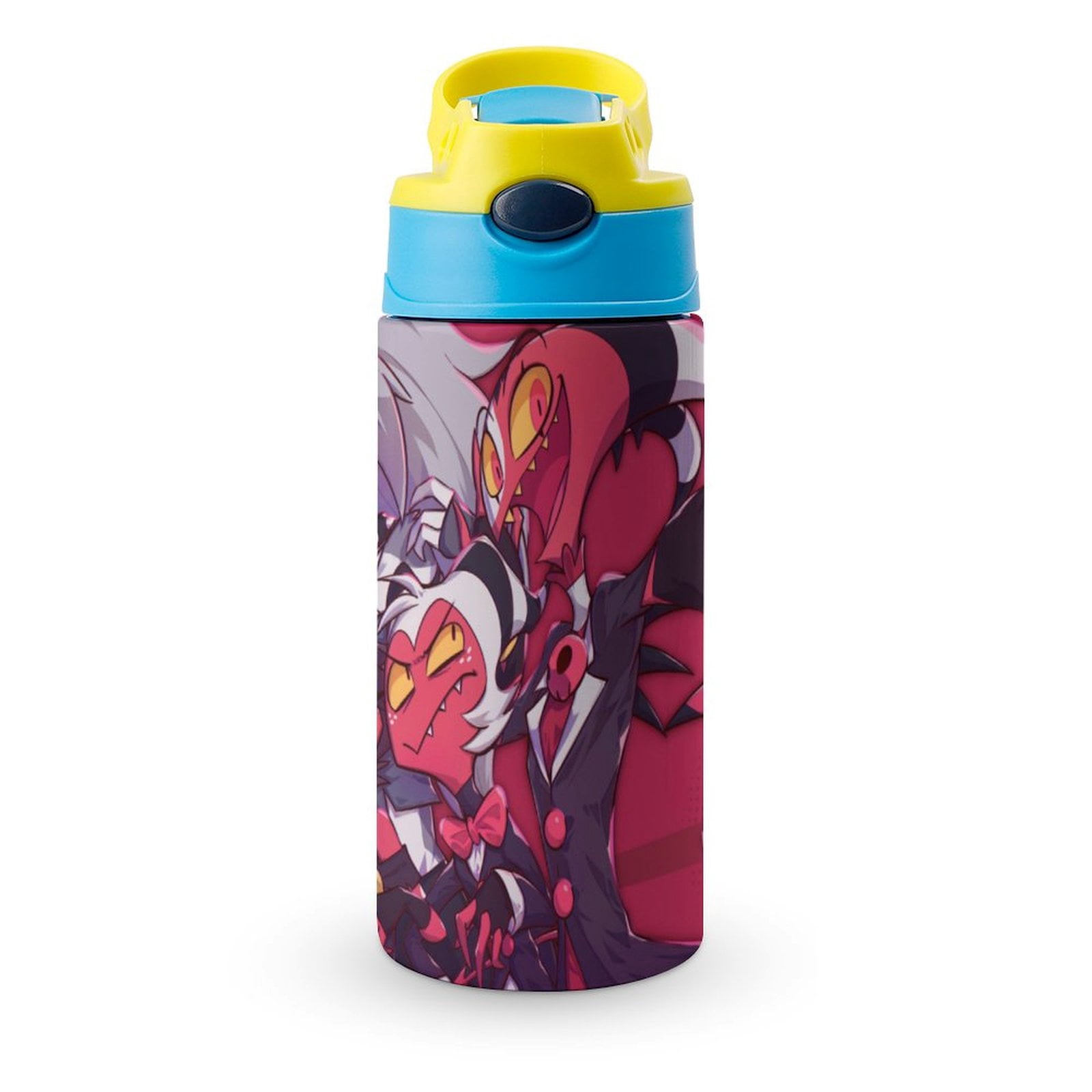 Helluva Boss Insulated Bottle with Straw And Built in Carrying Loop ...