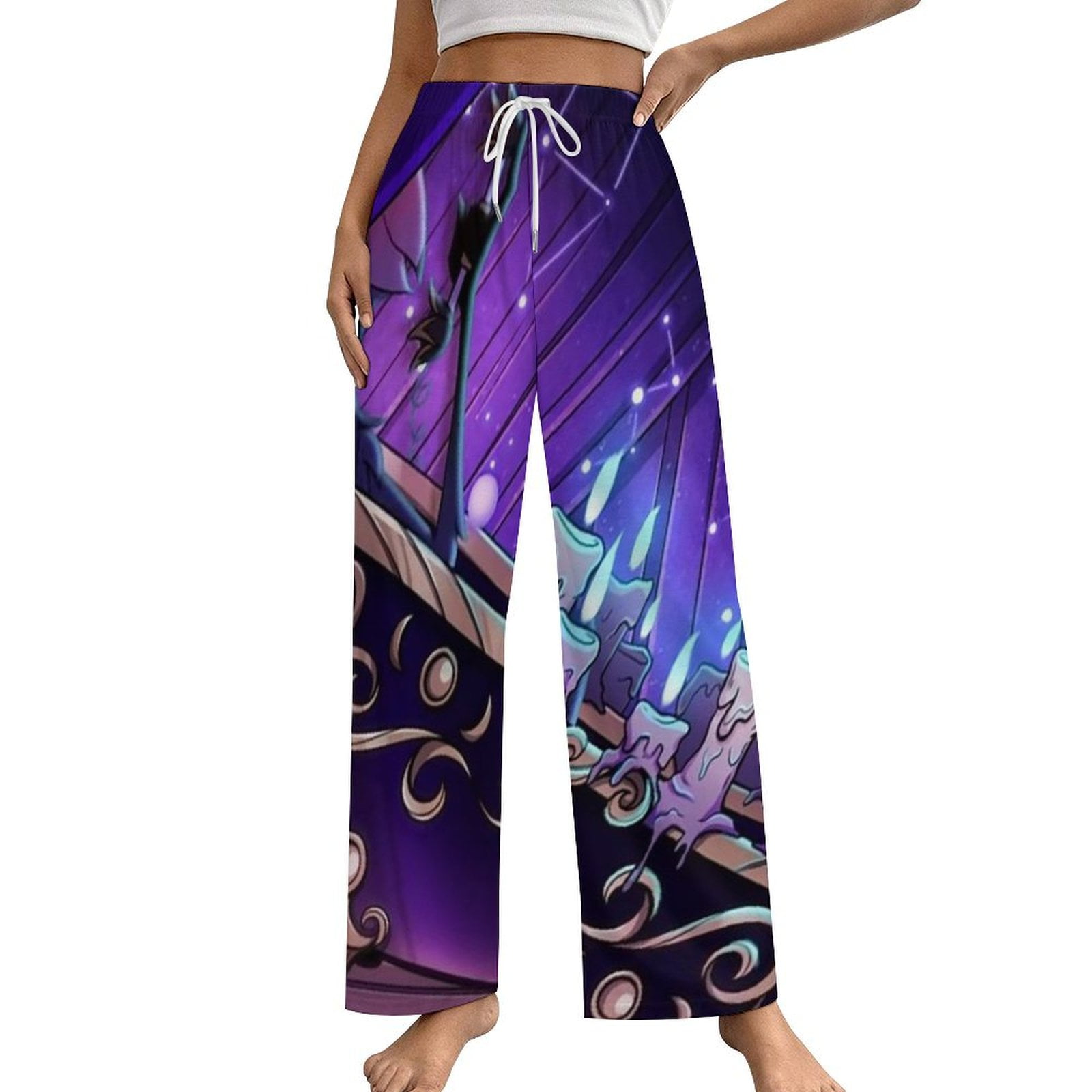Helluva Boss Ladies Pajama Pants Women's Home Sleeping Pants - Walmart.com