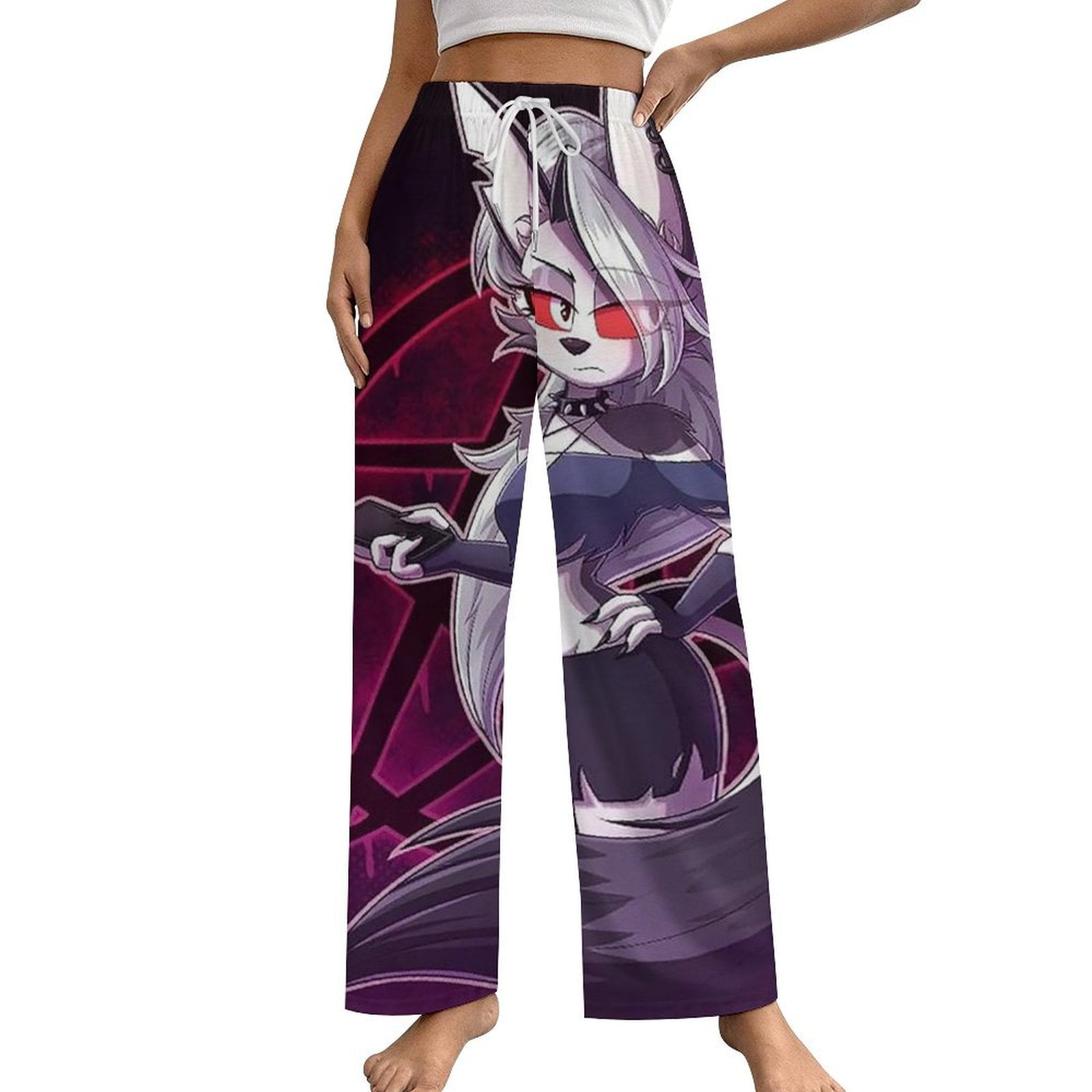 Helluva Boss Ladies Pajama Pants Women's Home Sleeping Pants - Walmart.com