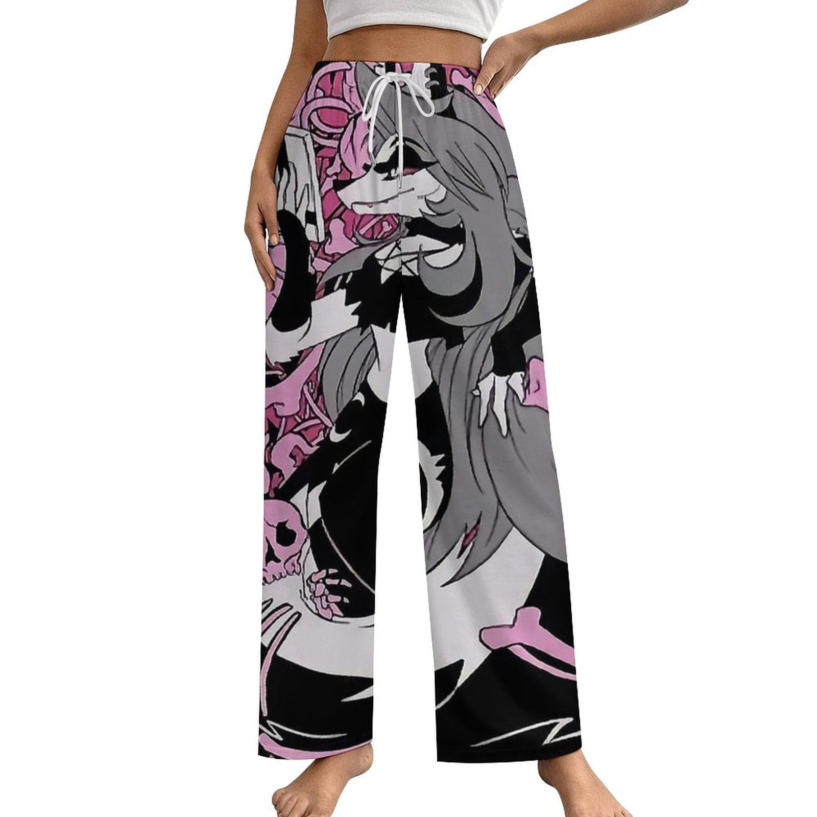 Helluva Boss Ladies Pajama Pants Women's Home Sleeping Pants - Walmart.com