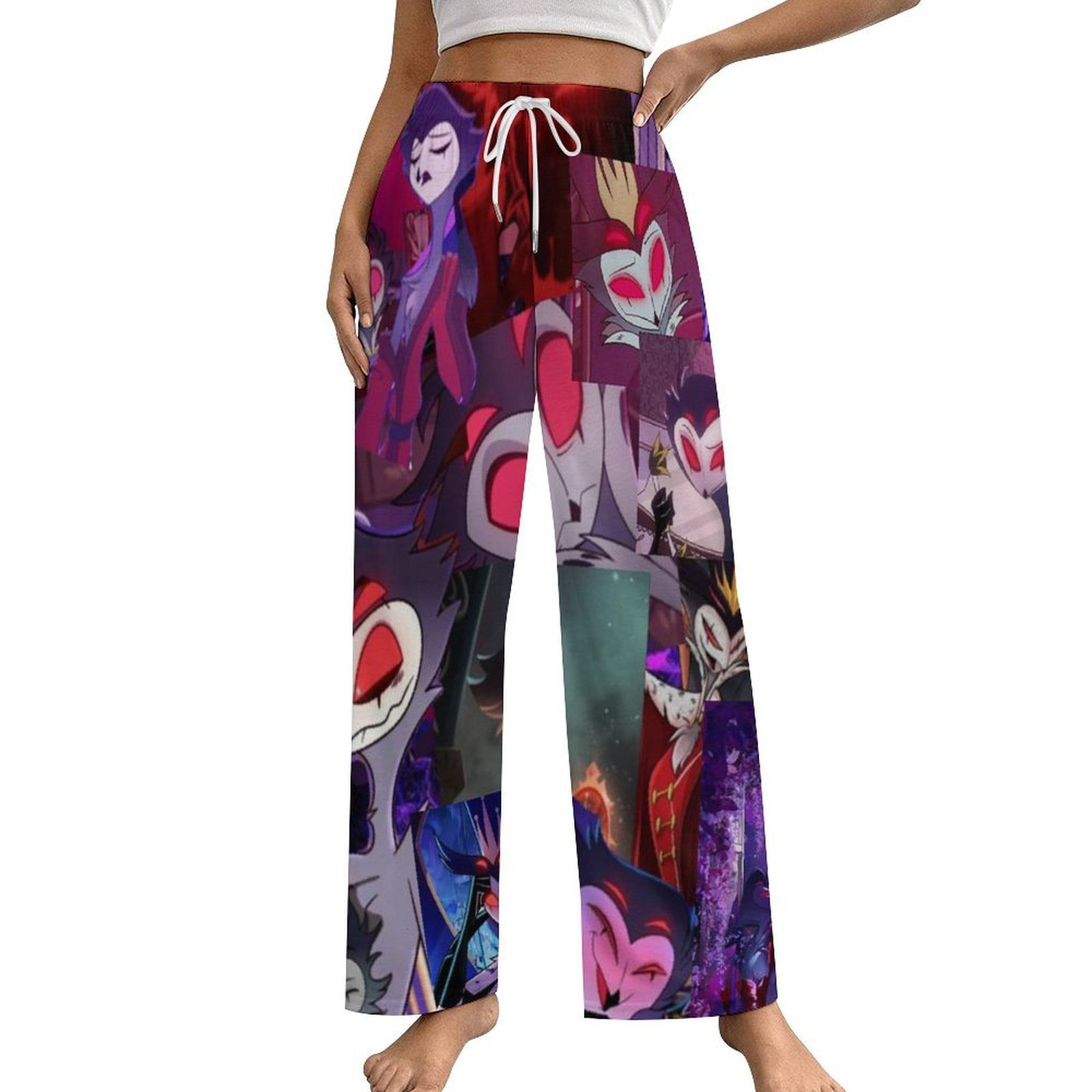 Helluva Boss Ladies Pajama Pants Women's Home Sleeping Pants - Walmart.com