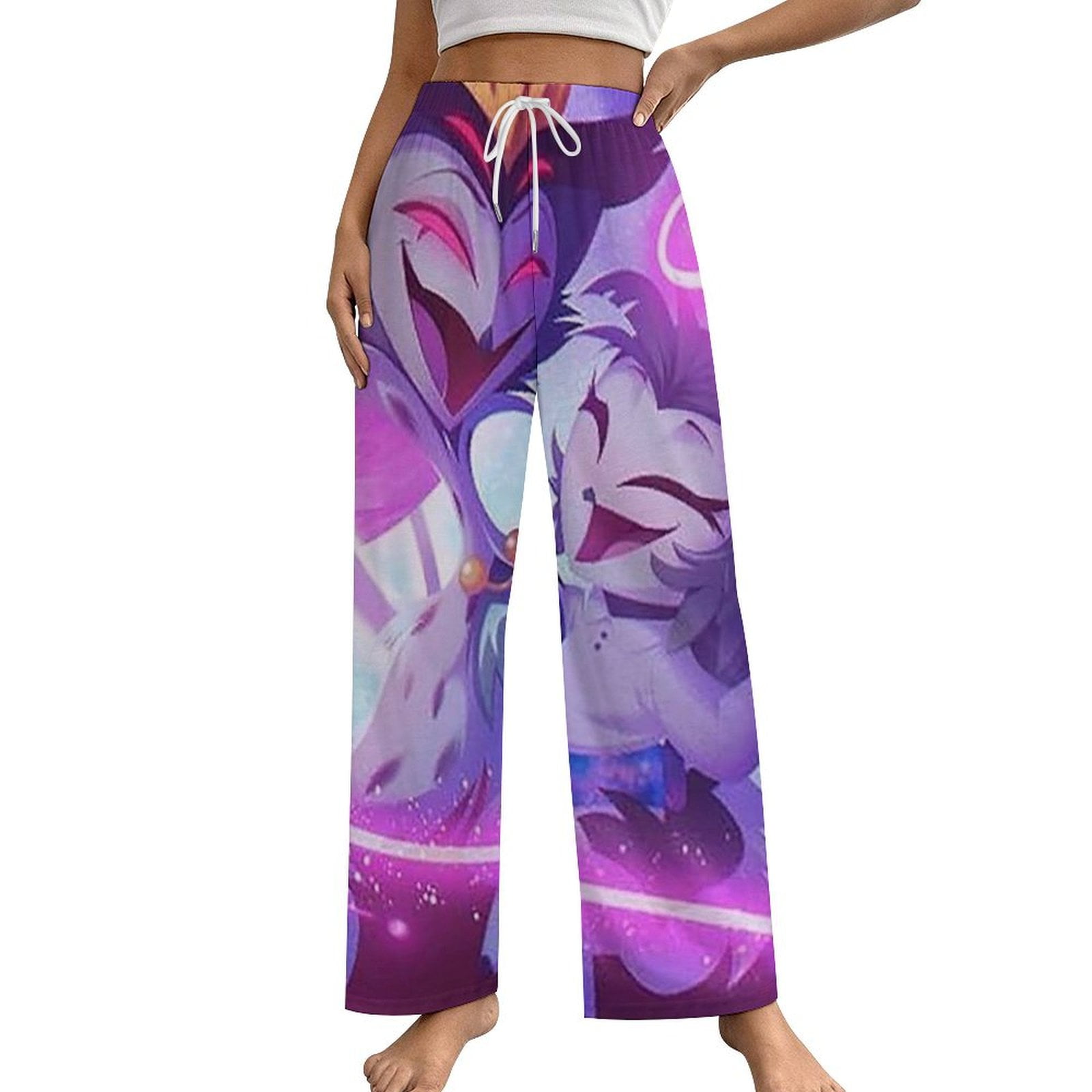 Helluva Boss Ladies Pajama Pants Women's Home Sleeping Pants - Walmart.com